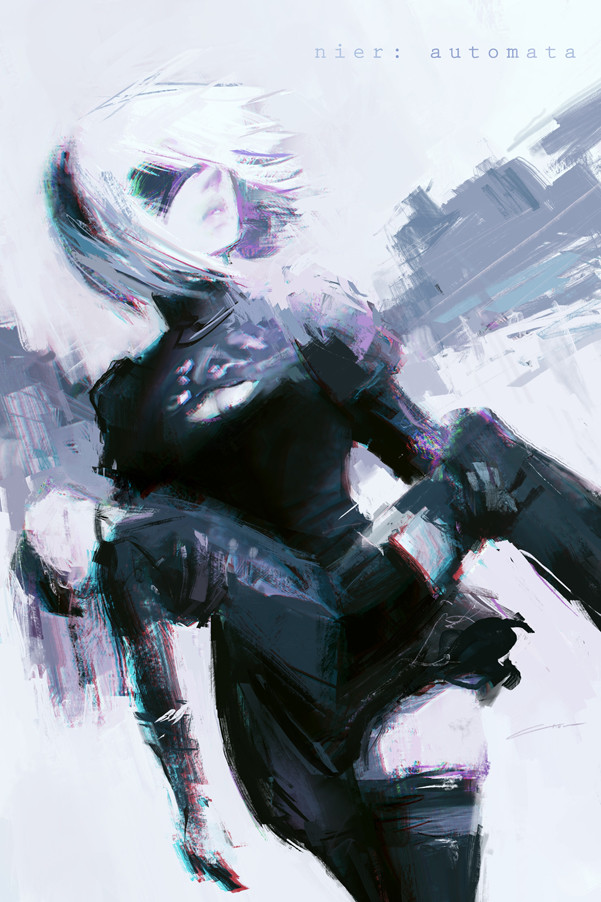 ArtStation - 2B and 9S (NieR: Automata)