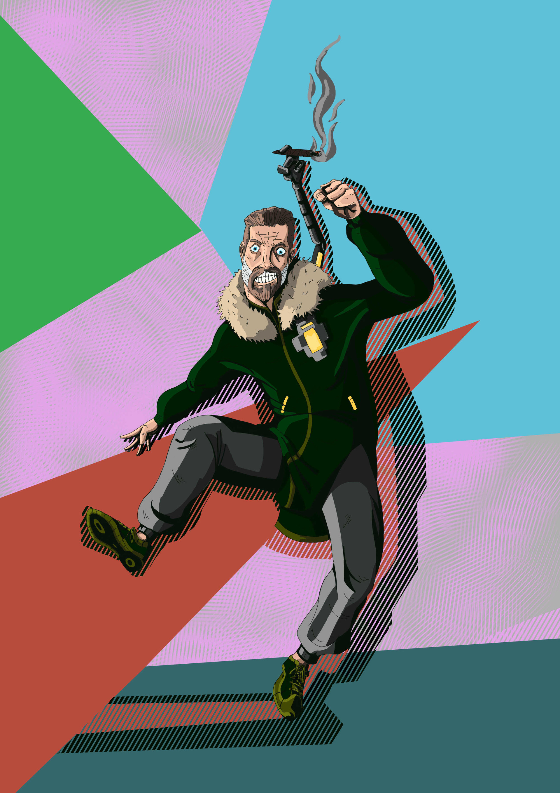 ArtStation - Dodging the bullet.