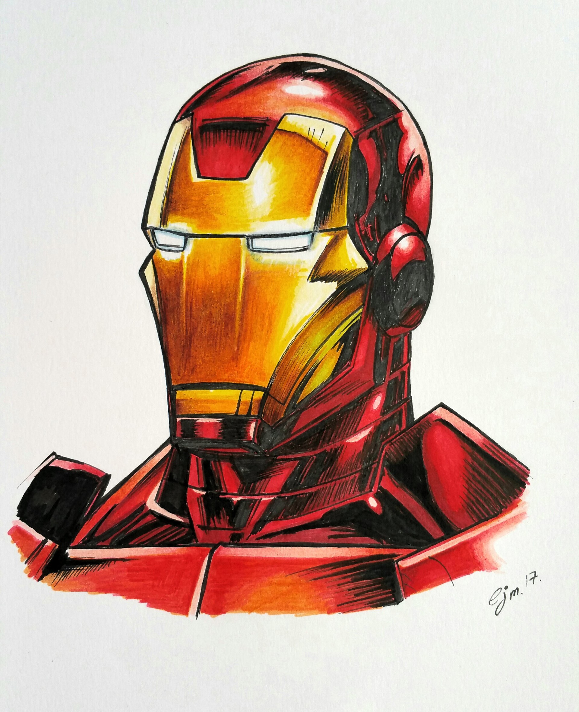 colin merrick portfolio - Iron Man Headshot