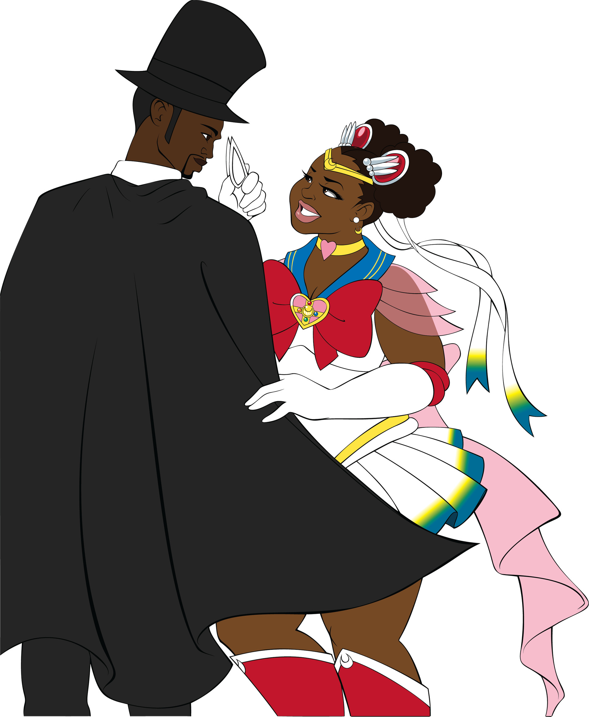 tuxedo mask coloring page