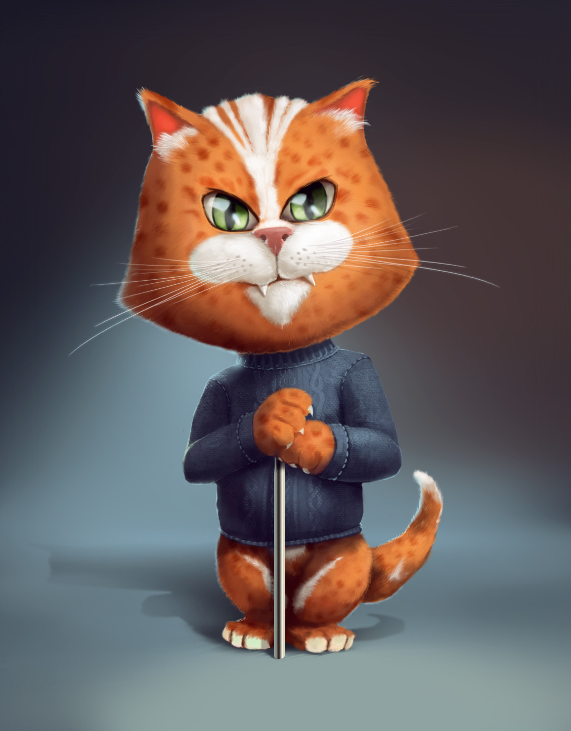ArtStation - cat villain