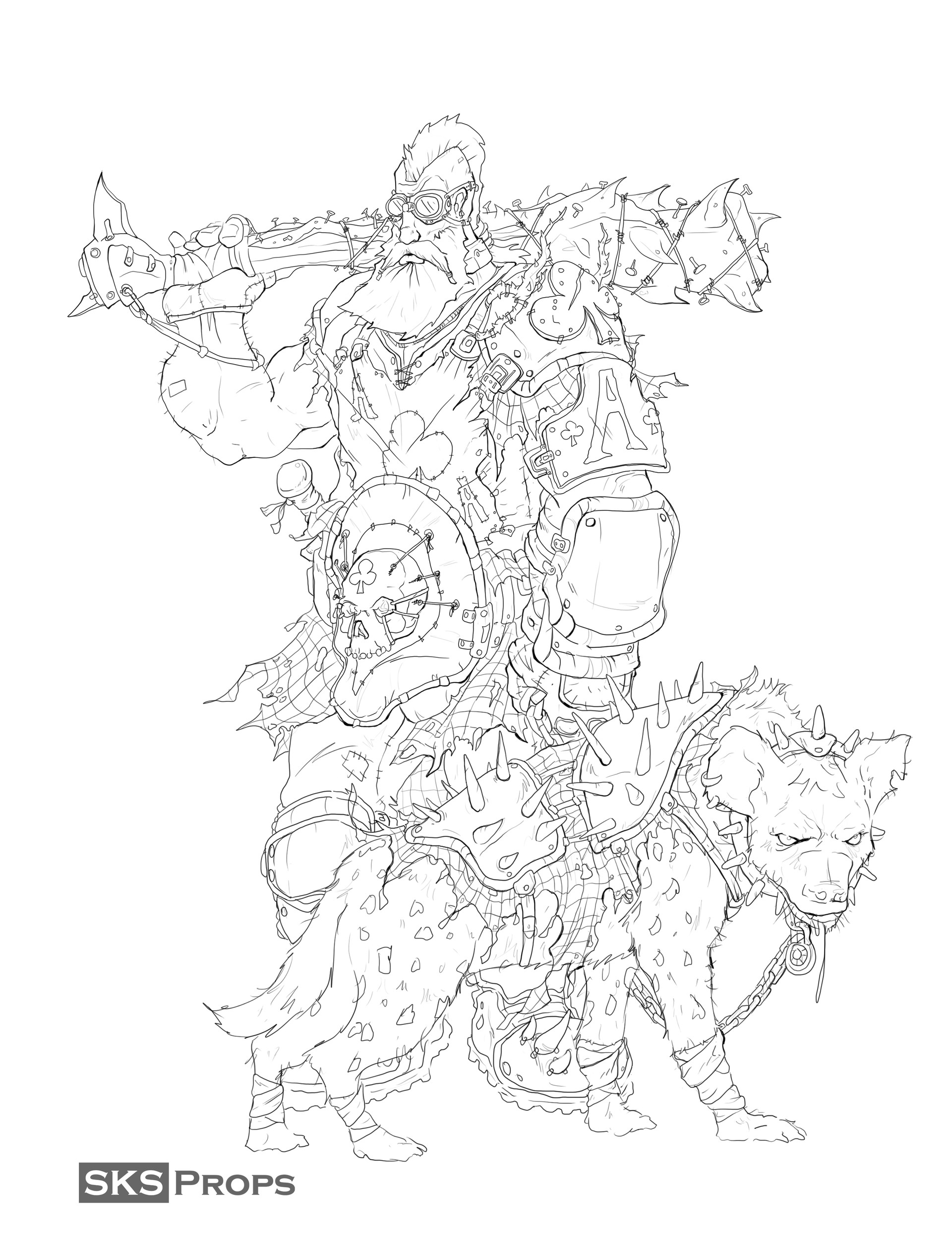 scp guard coloring pages