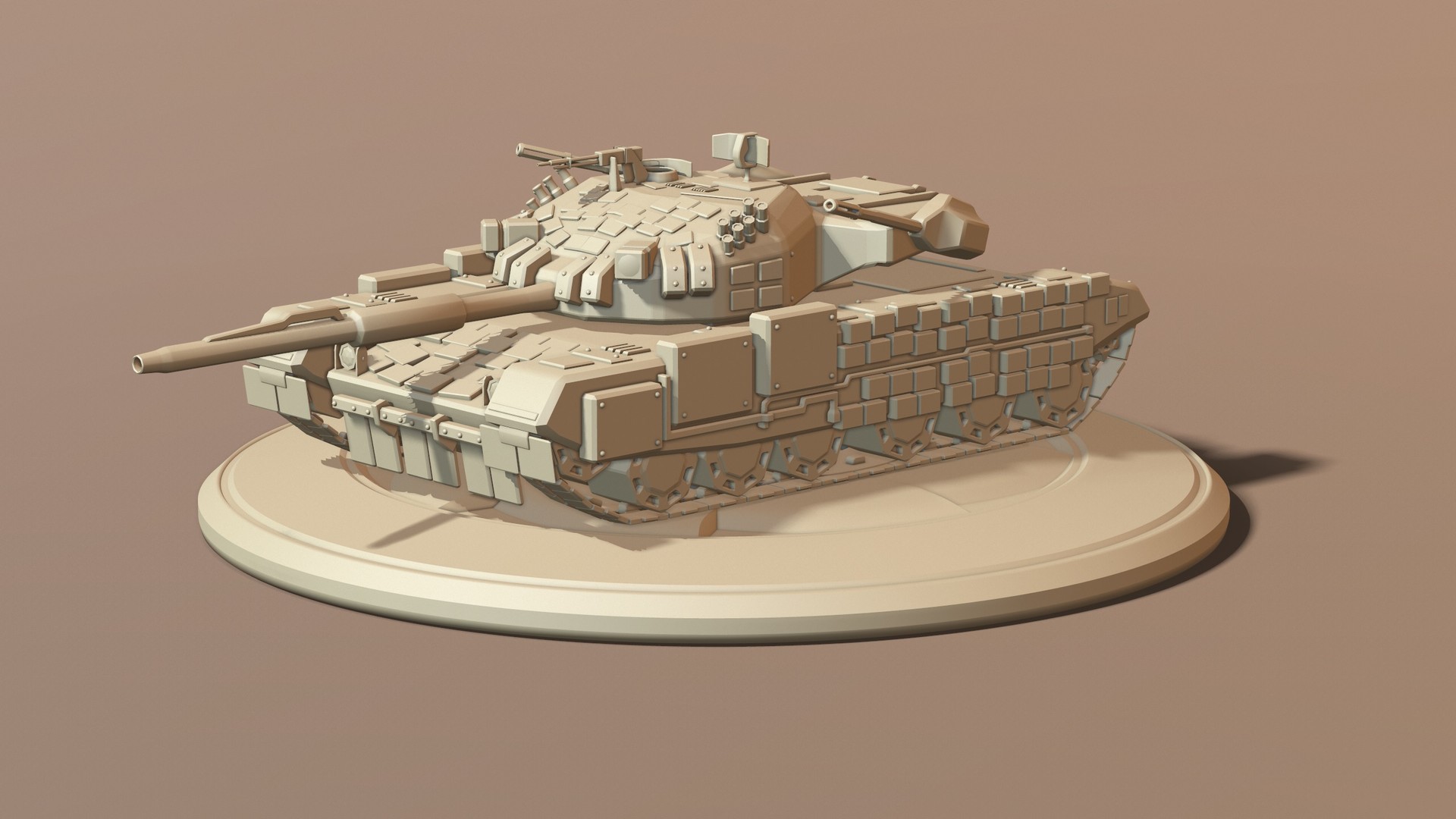 ArtStation - Tank, Endwar fan-art - Sculpt