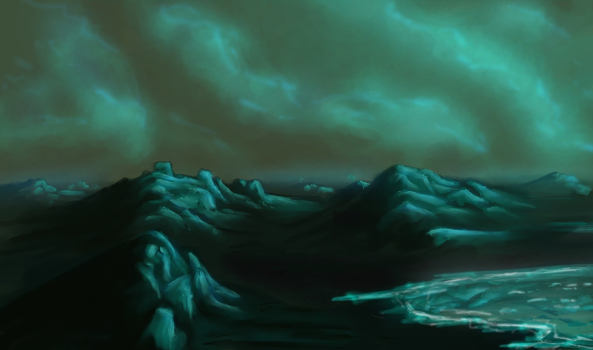 ArtStation - Blue Mountains