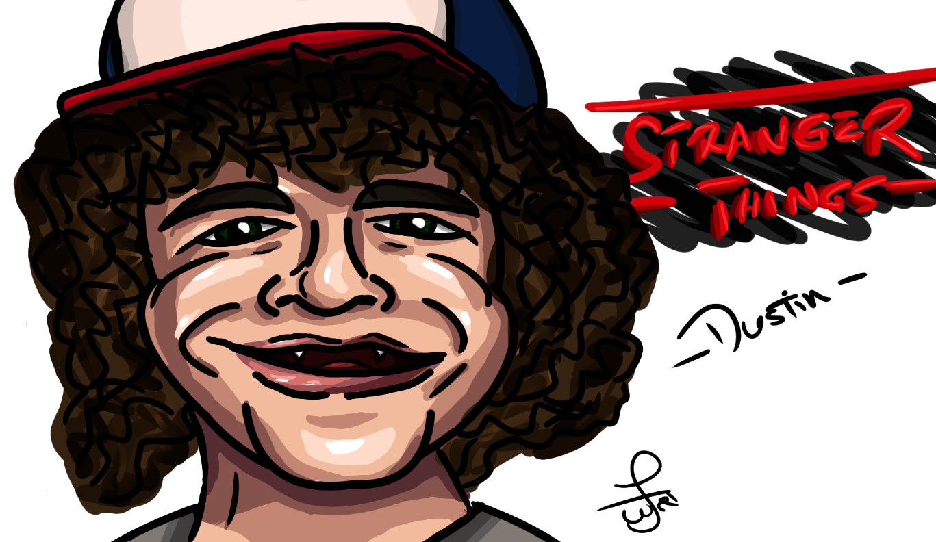 ArtStation - Dustin - Stranger Things