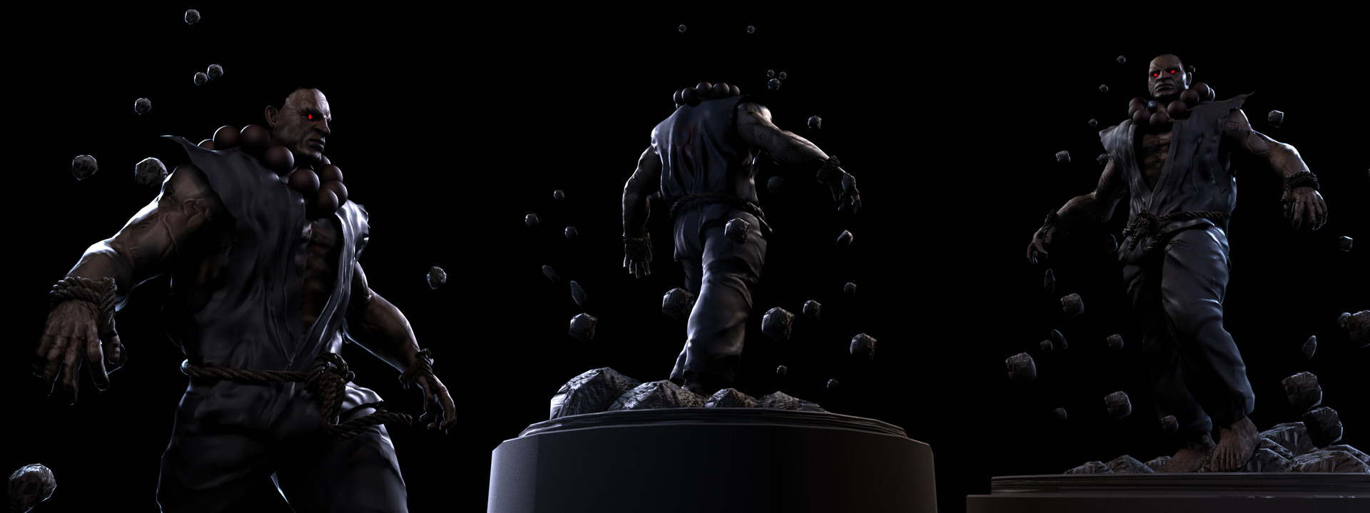 ArtStation - Akuma From Street Fighter