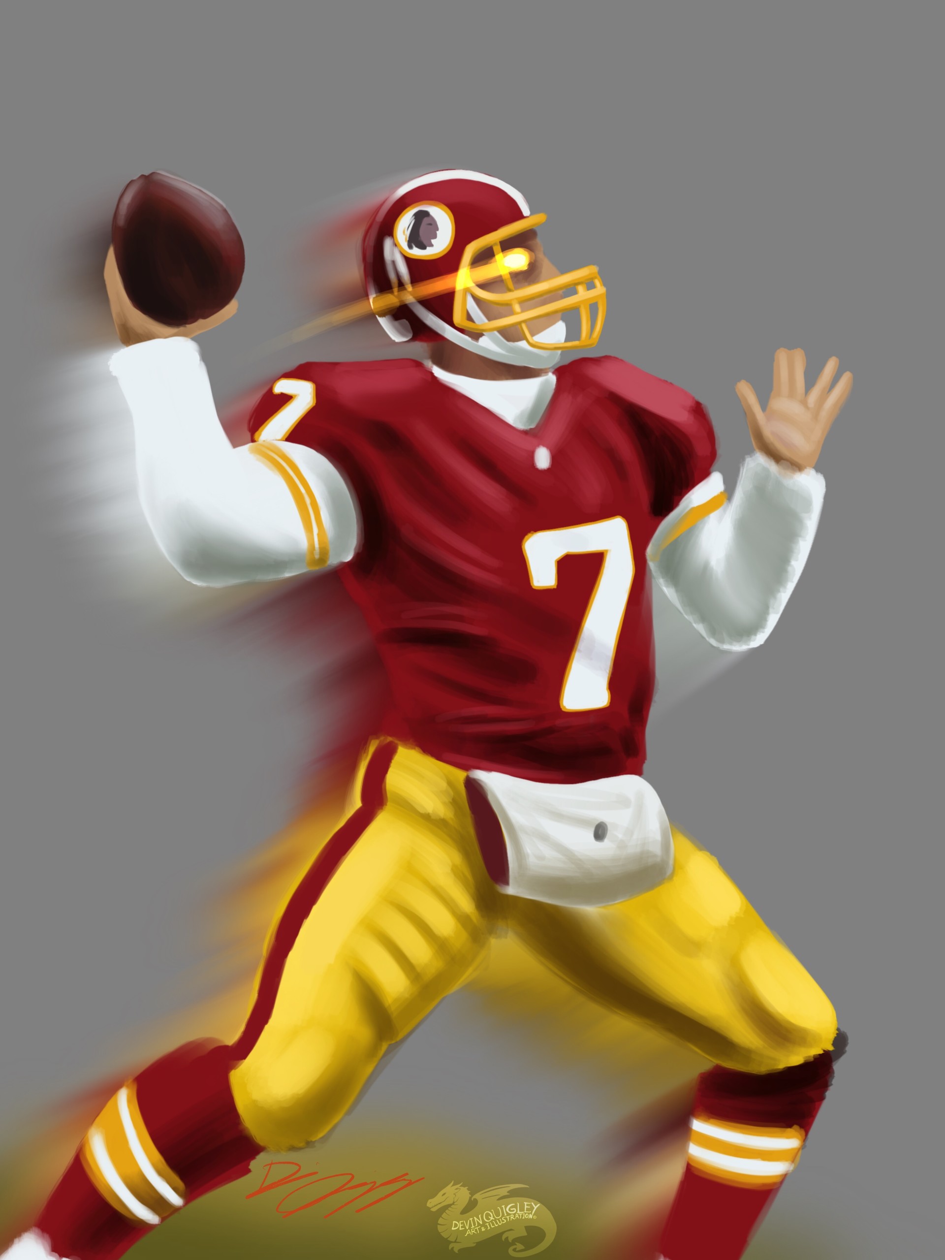 ArtStation - Washington Redskins Hero