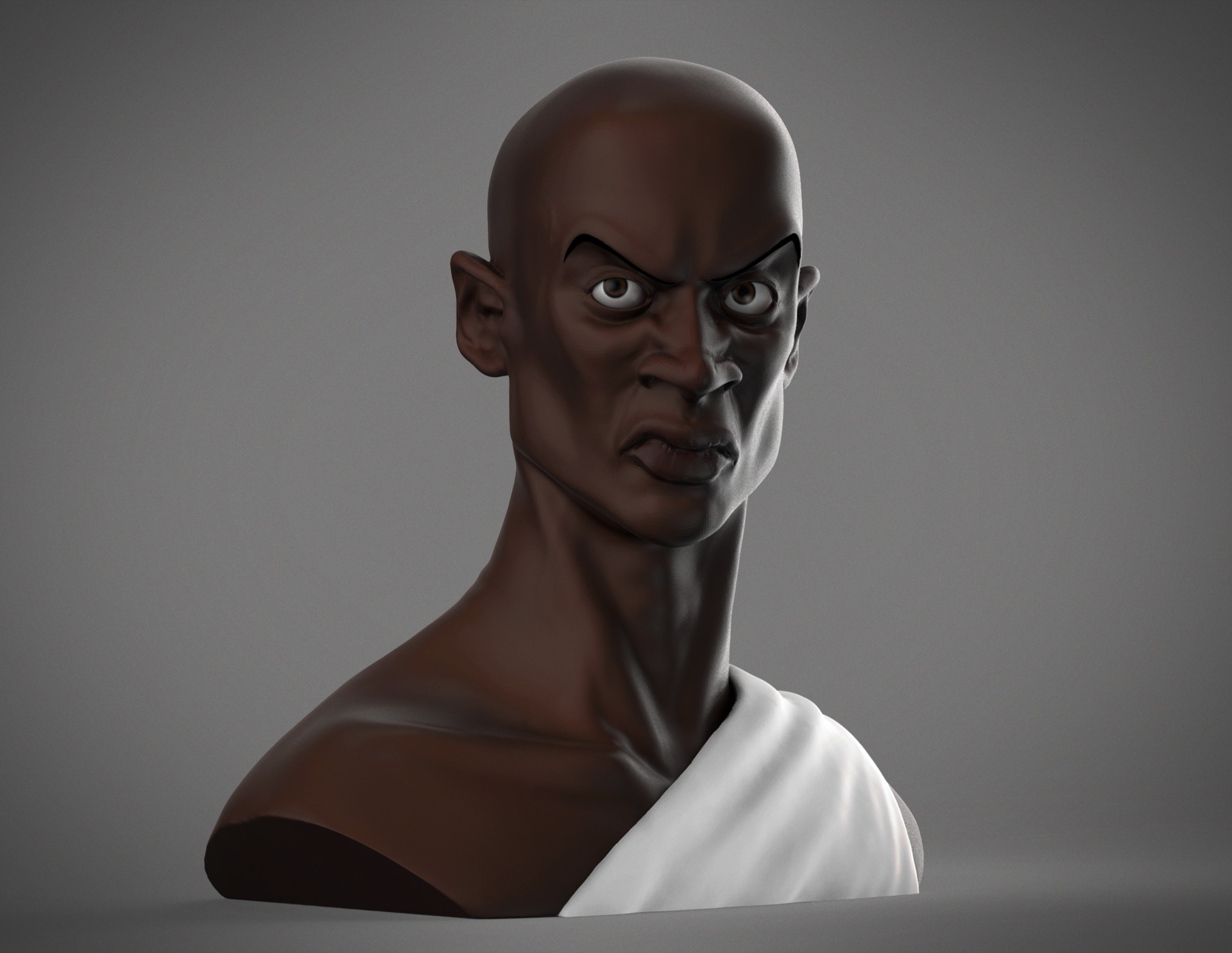 ArtStation - African Bust