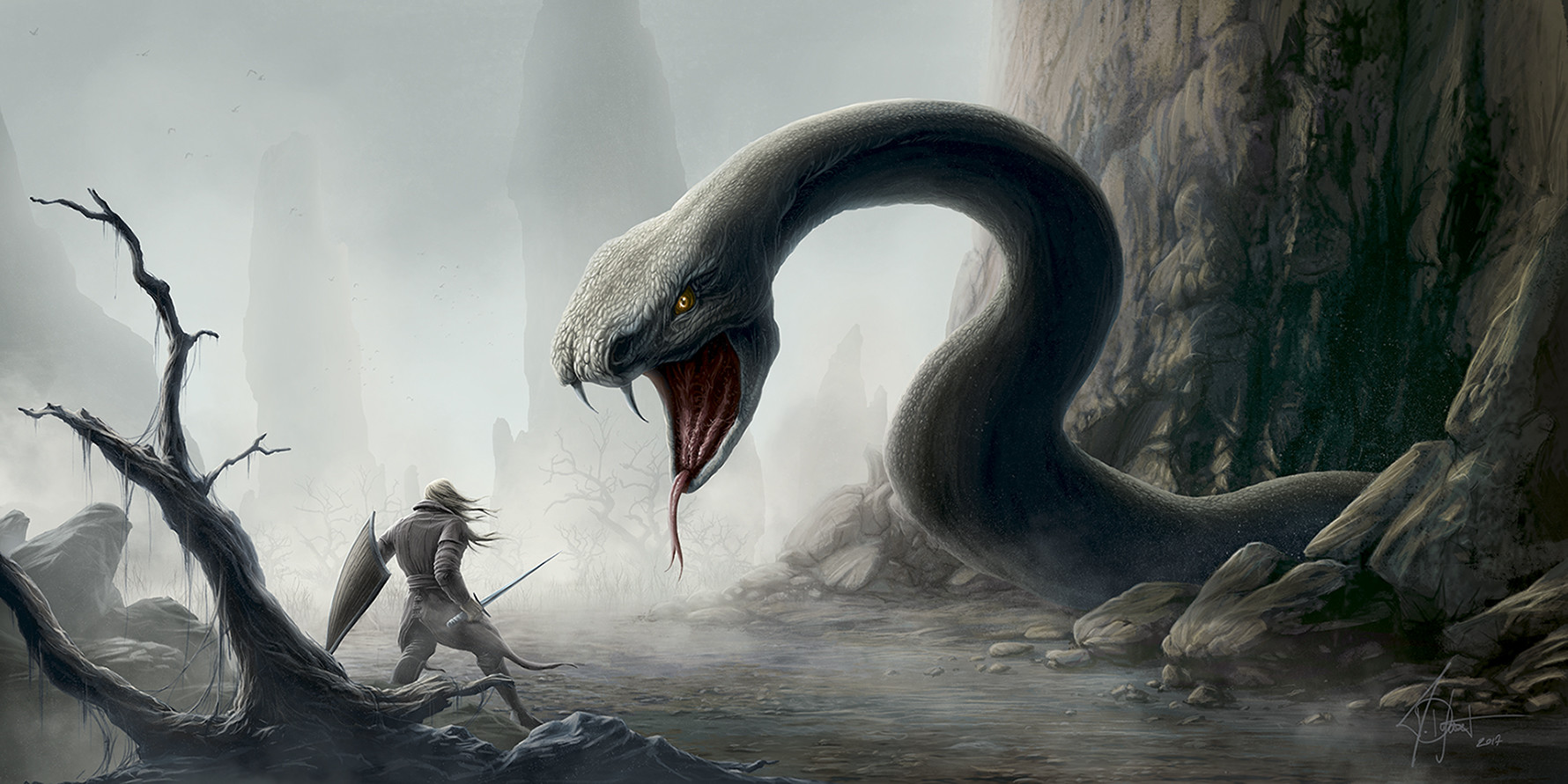 ArtStation - The snake hunter