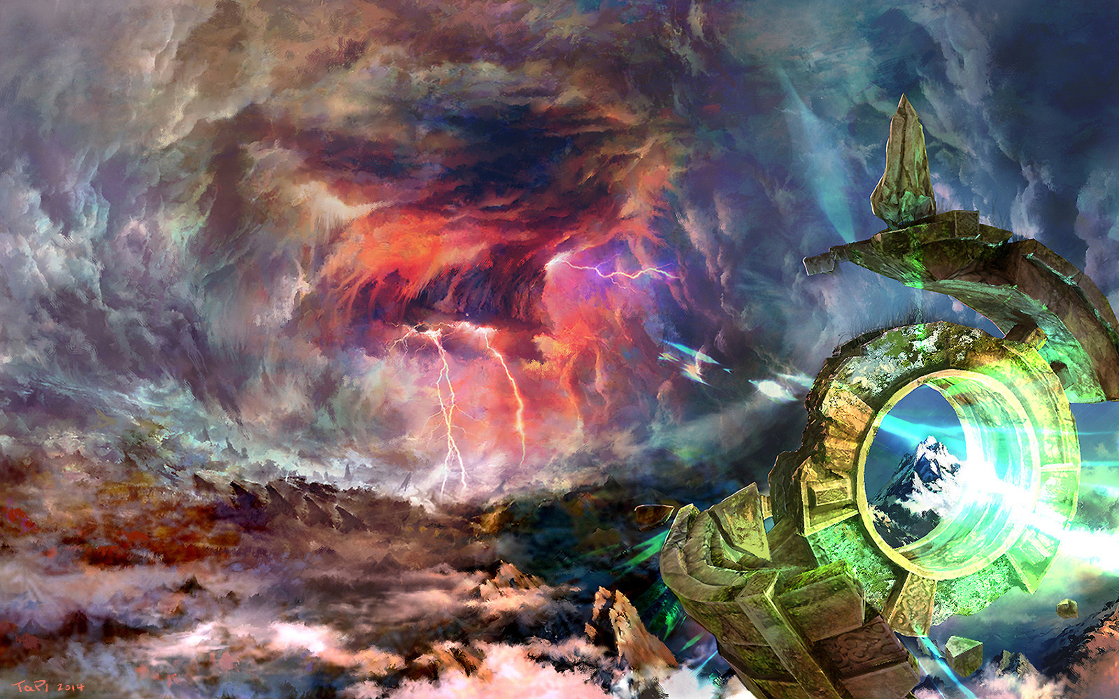 ArtStation - A portal to Tiamaranta in AION