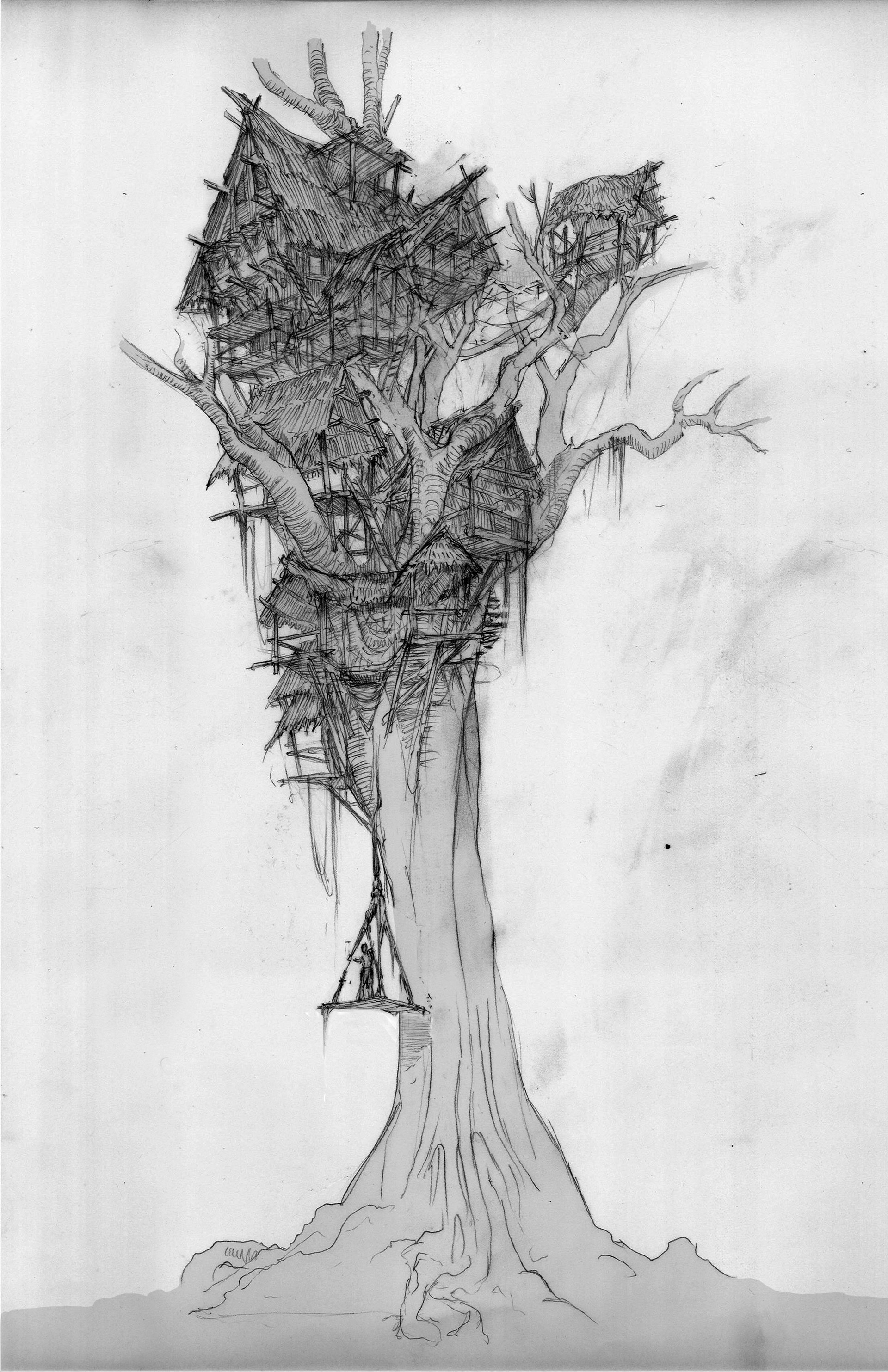 ArtStation - Tarzan's House Concept