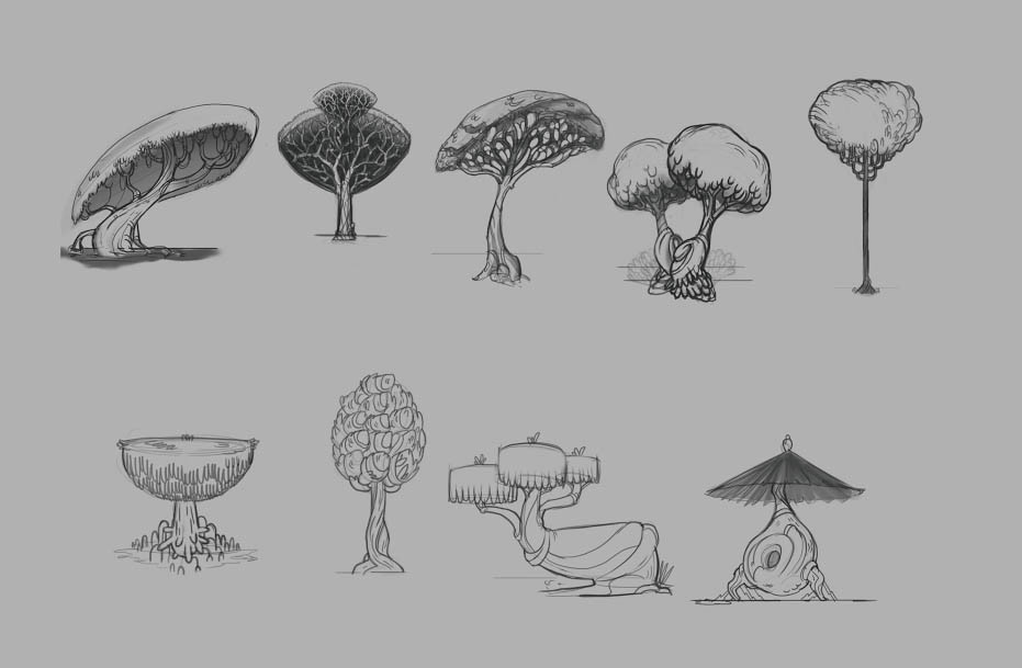 ArtStation - Tree Concepts