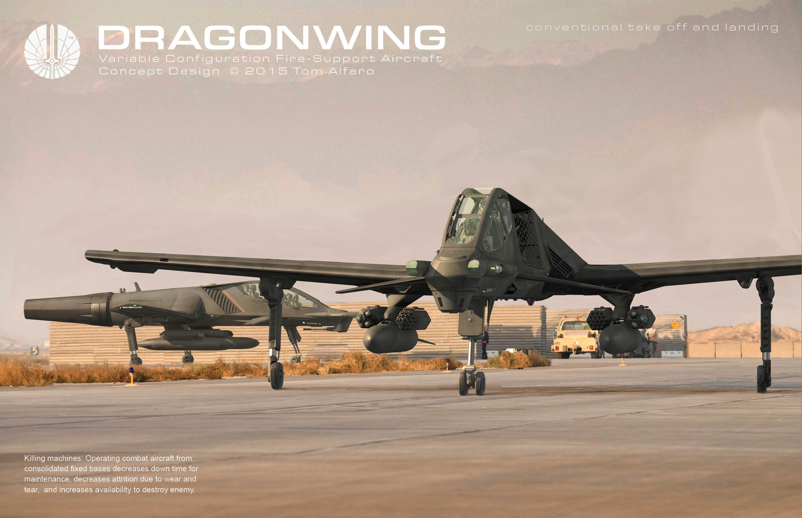 PAN SPATIAL Aerospace Concept Design - Dragonwing Renderings