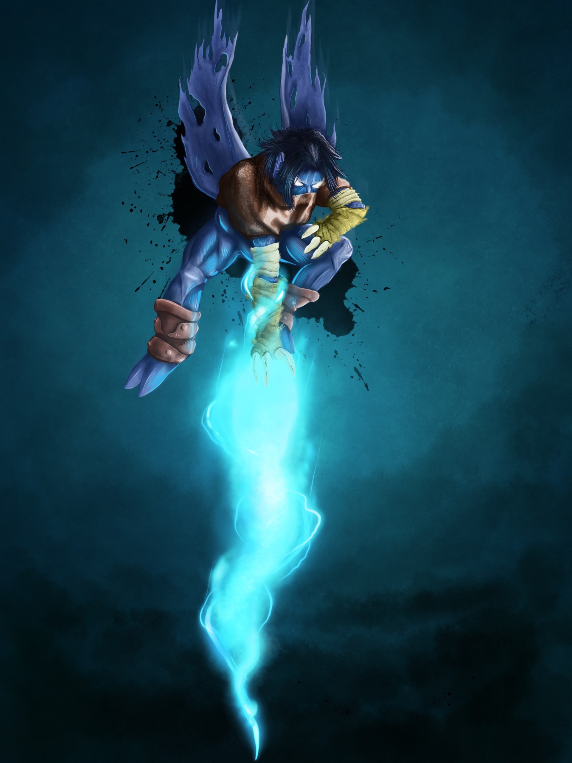 ArtStation - Falling angel