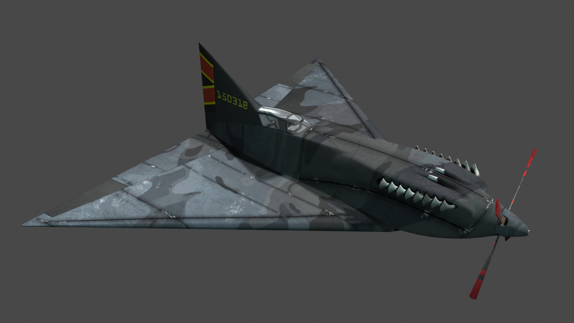 ArtStation - armed delta fighter