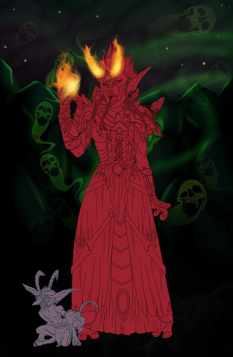 troll warlock animations