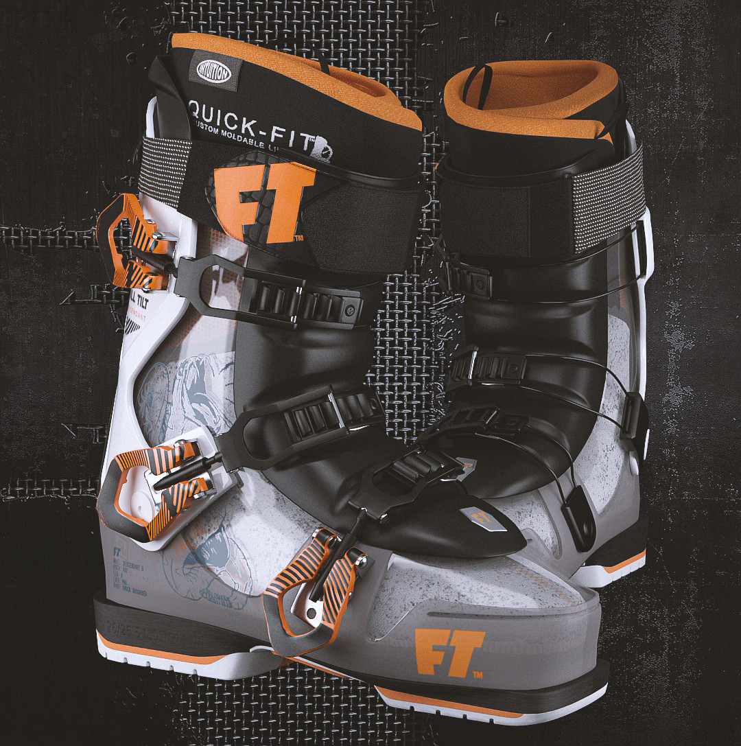 ArtStation - Ski boot