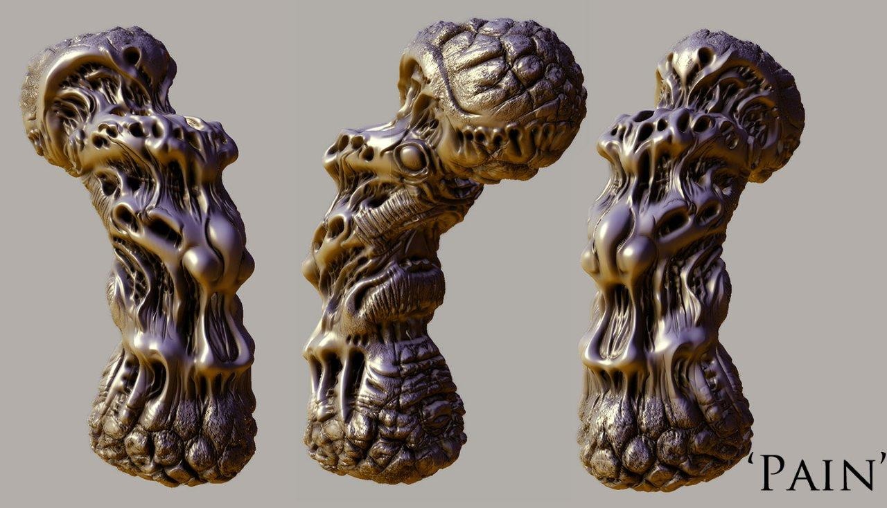 Wayne Robson - Speed sculpts and doodles