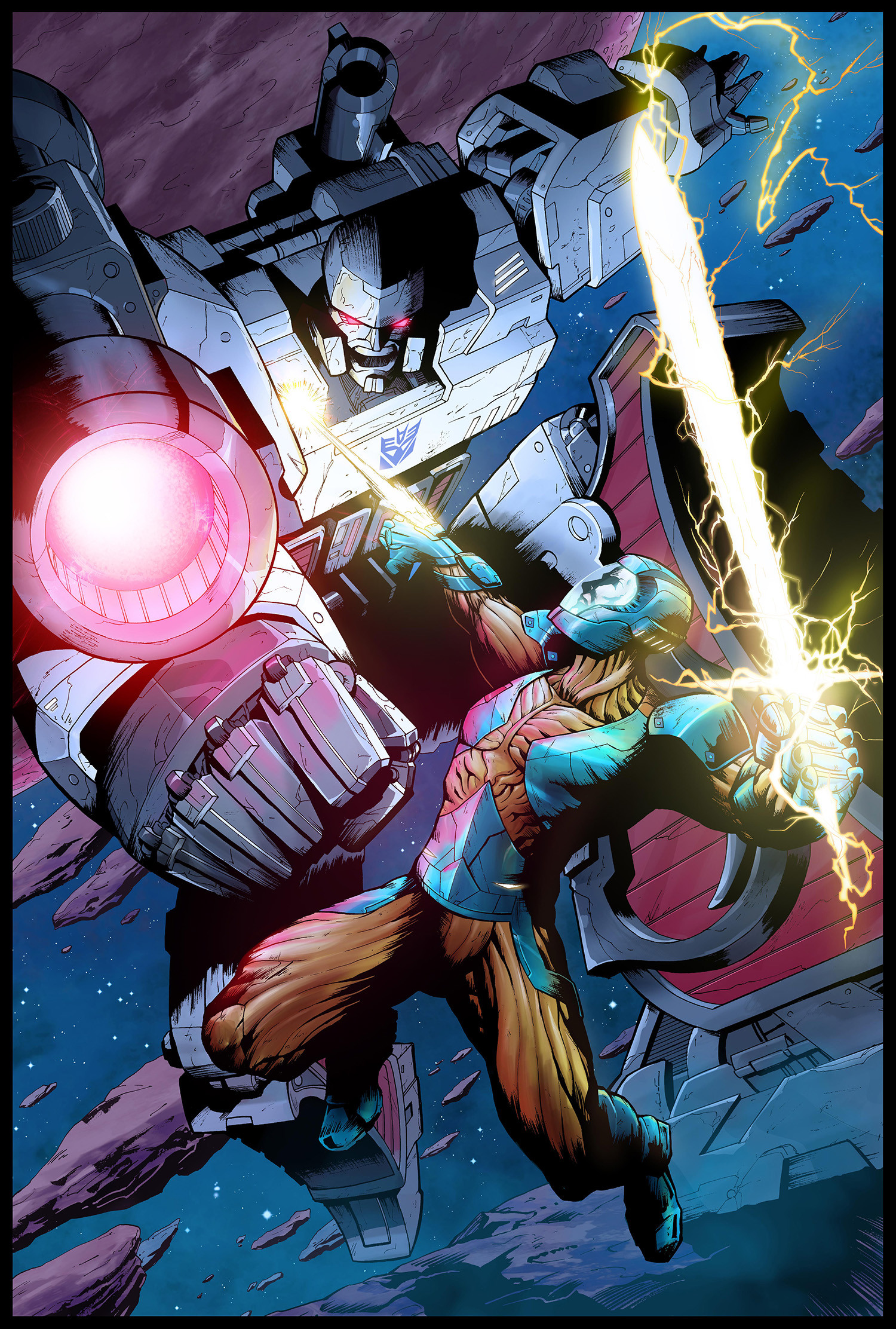ArtStation - Megatron vs XO Manowar