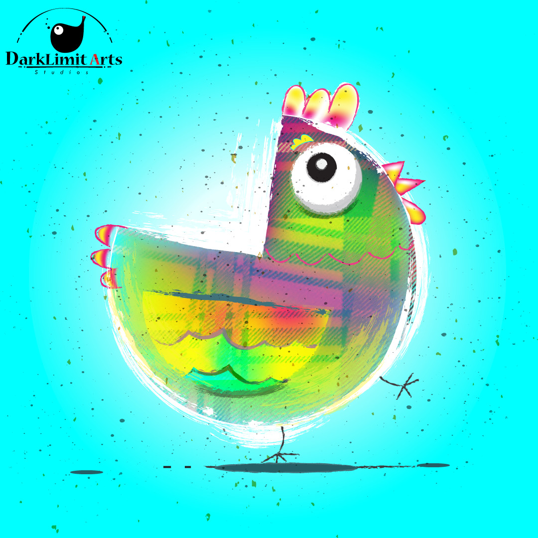 ArtStation - Rainbow Chicken