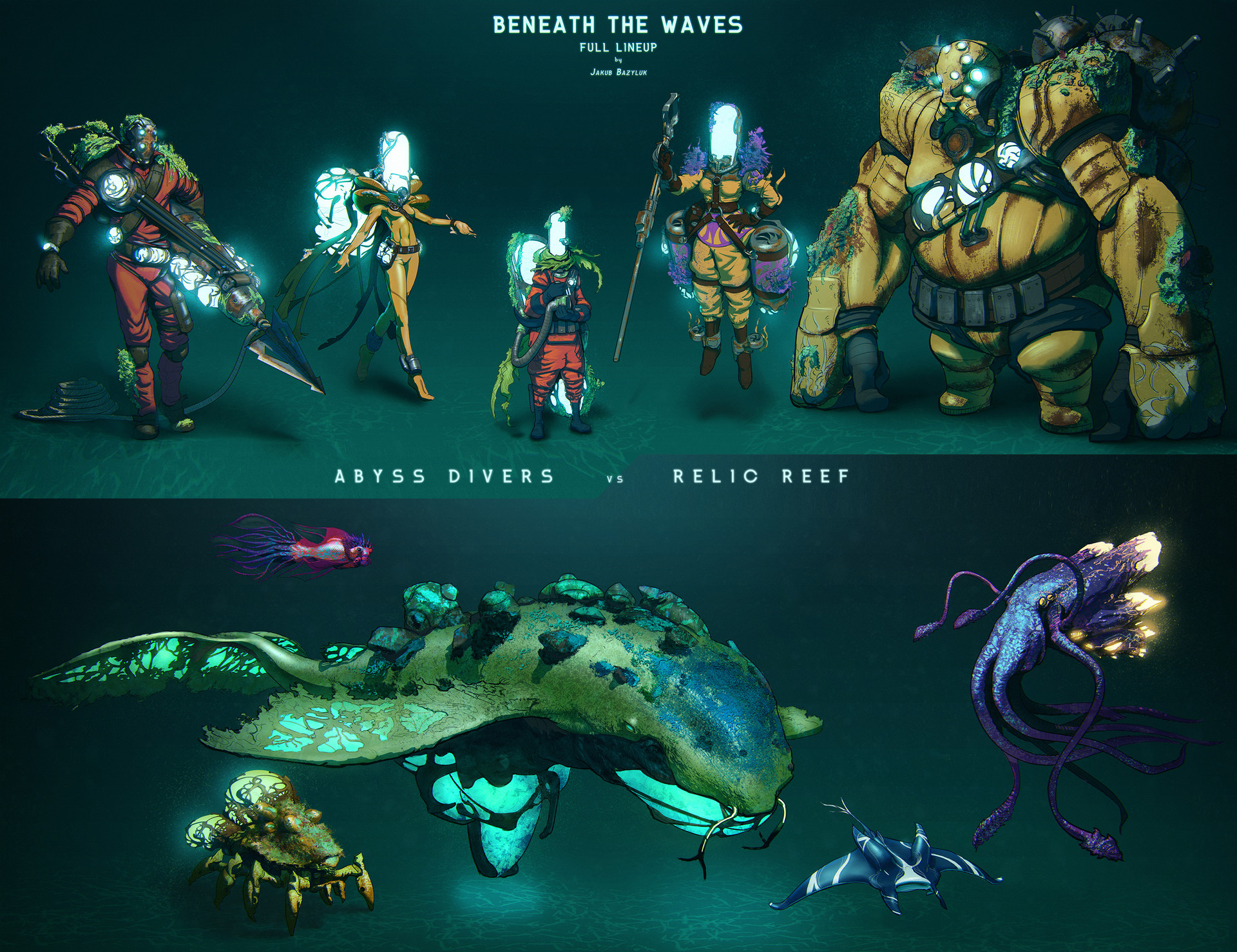 ArtStation - Final submission lineups - Beneath the Waves
