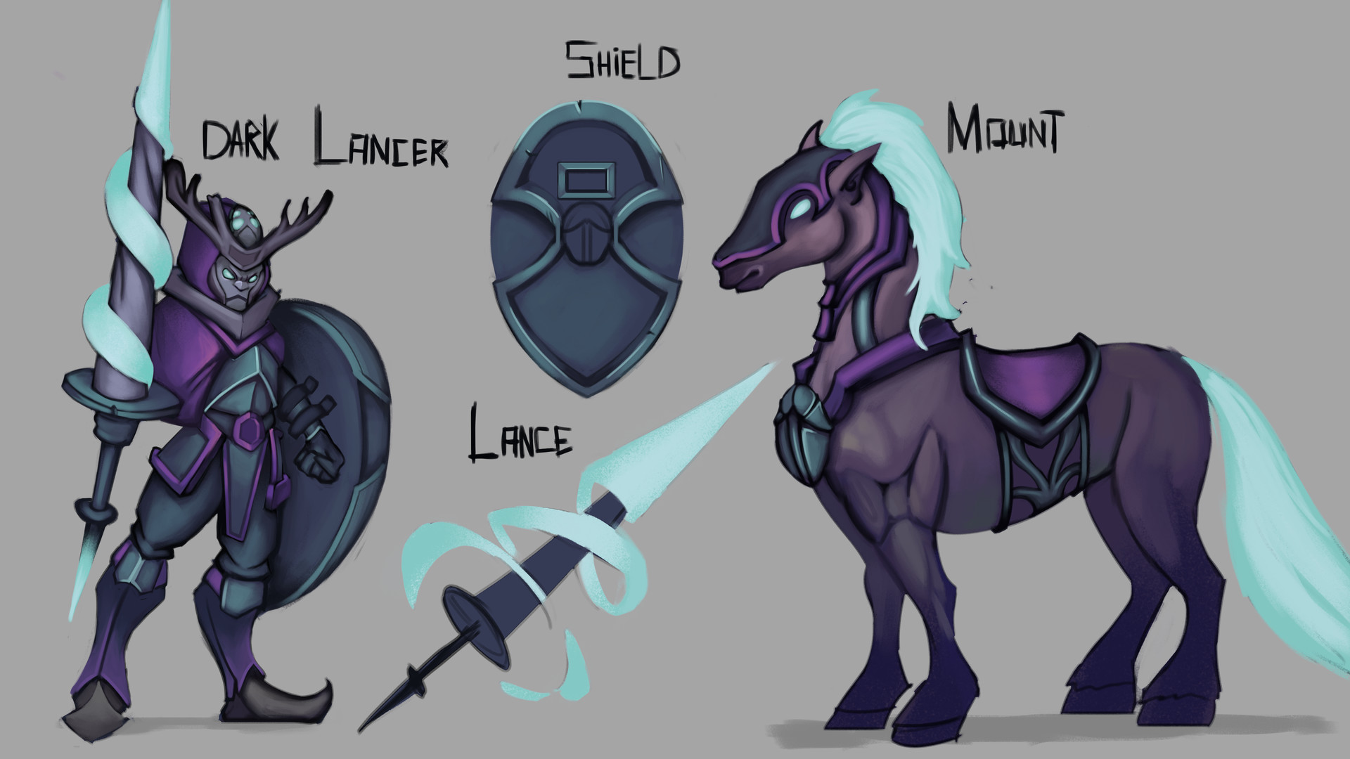 Michiel Stender - Dark Lancer character concept