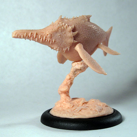 ArtStation - Dire Fish-Lizard - sculpt