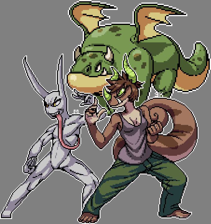 ArtStation - Pixel Fighter Sprites