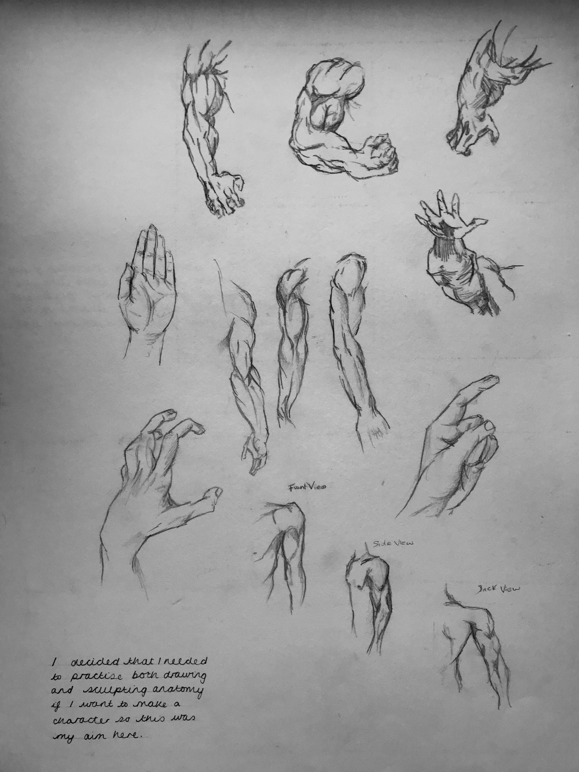 ArtStation - Arm & Hand sketches