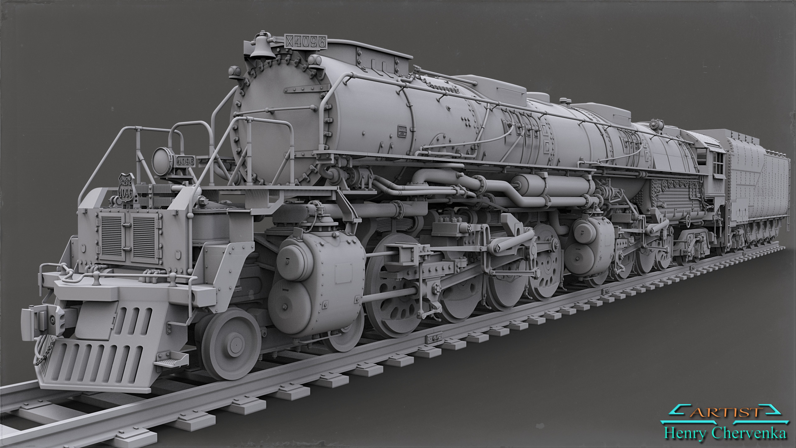 Henry Chervenka - 4884 Steam Locomotive