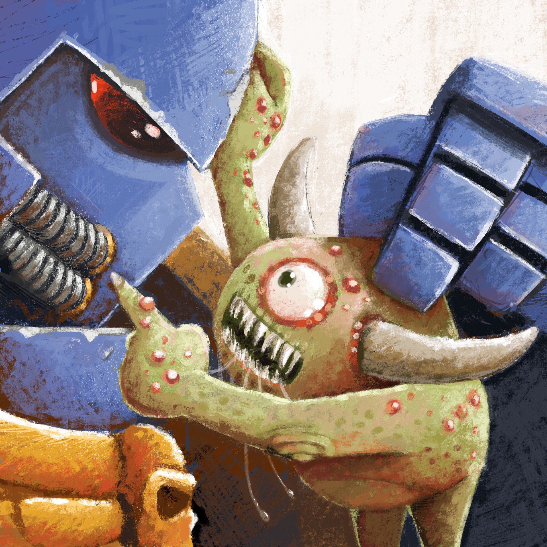 ArtStation - A Nurgling Scolding!