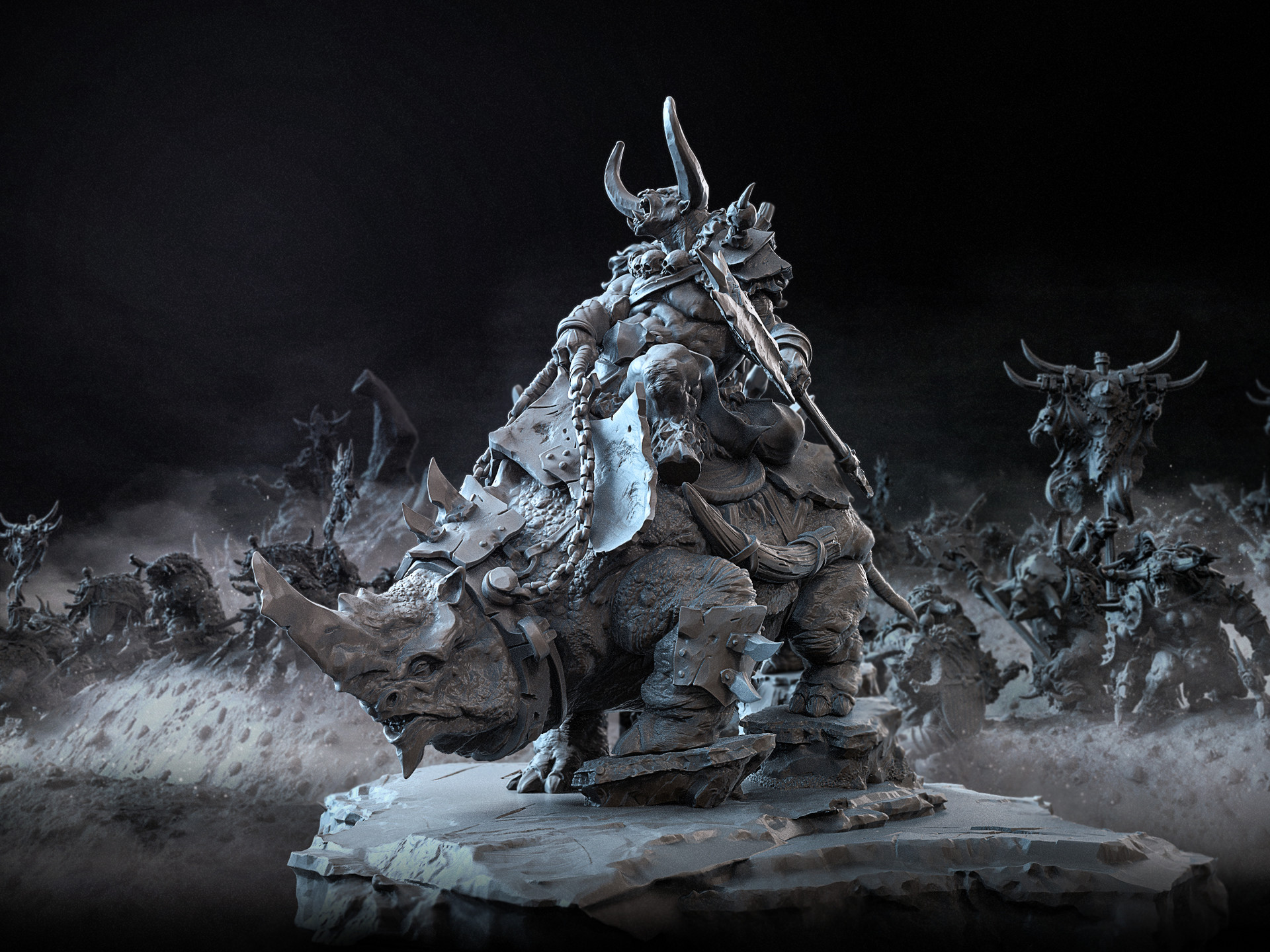 ArtStation - Minotaur Rider