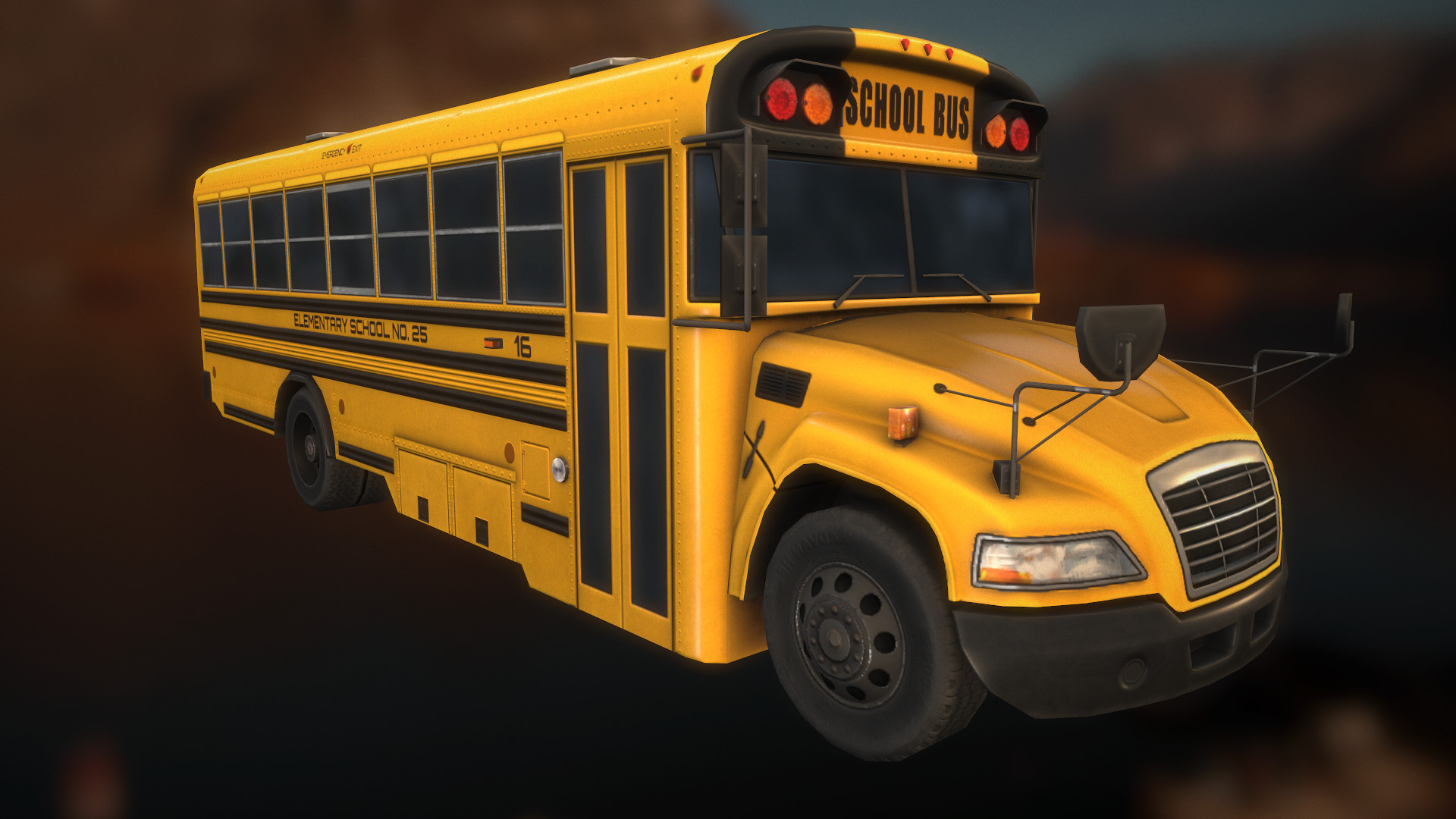 ArtStation - School Bus