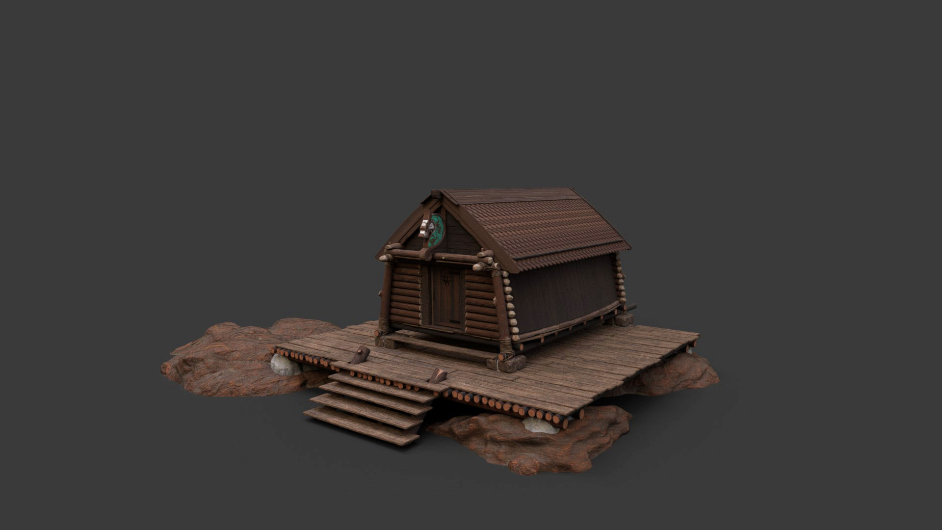 ArtStation - Little Wolf's Hunters Hut