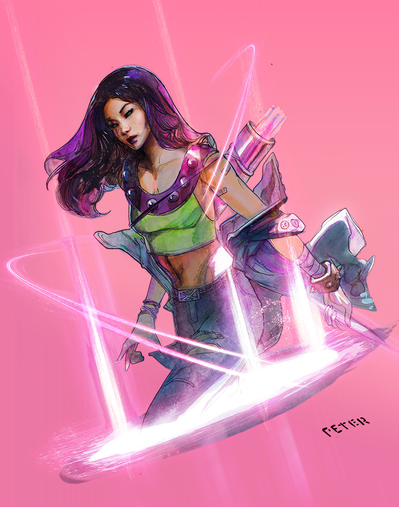 ArtStation - my work for the show "gifted"