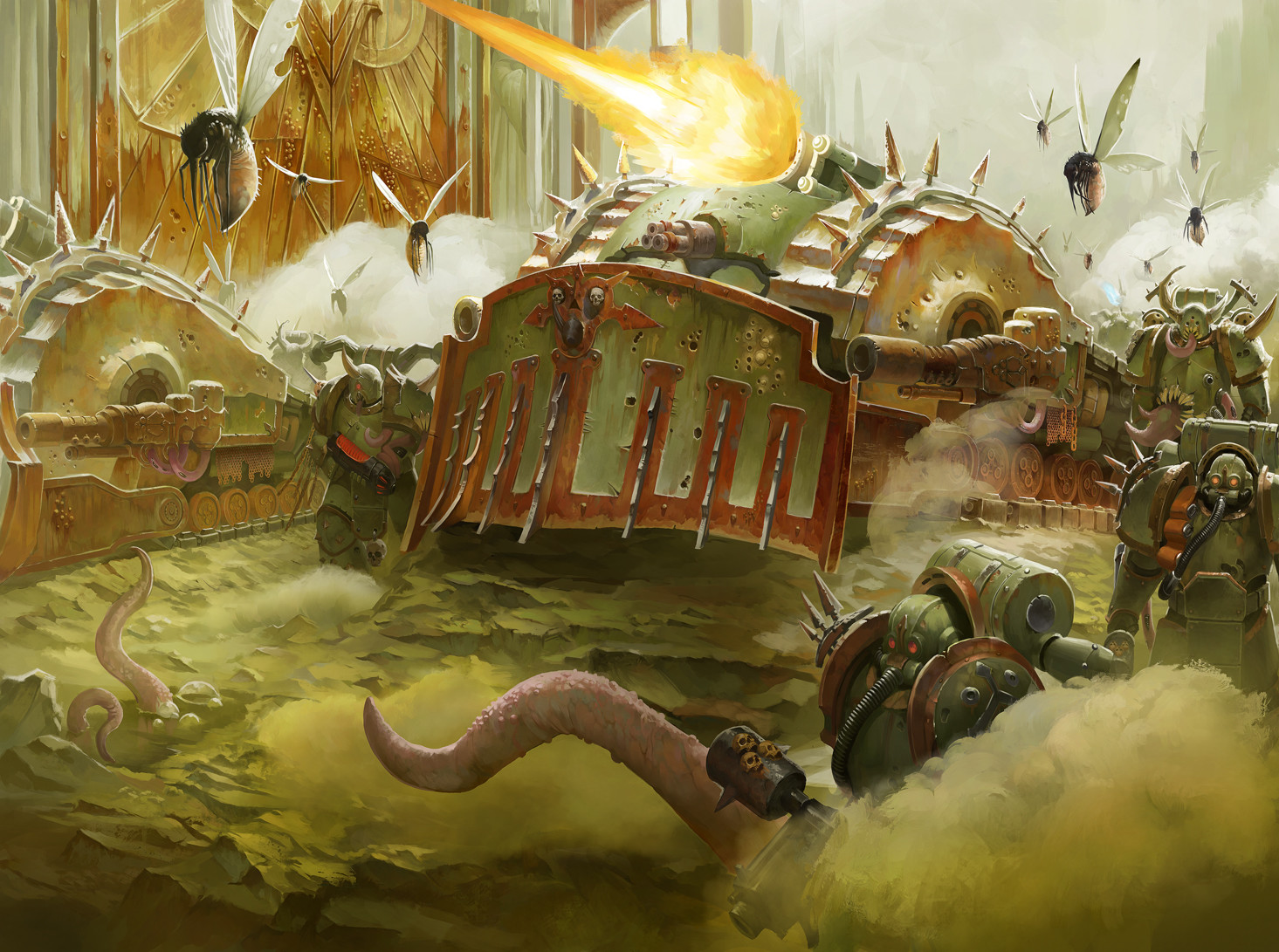 ArtStation - Deathguard Tank