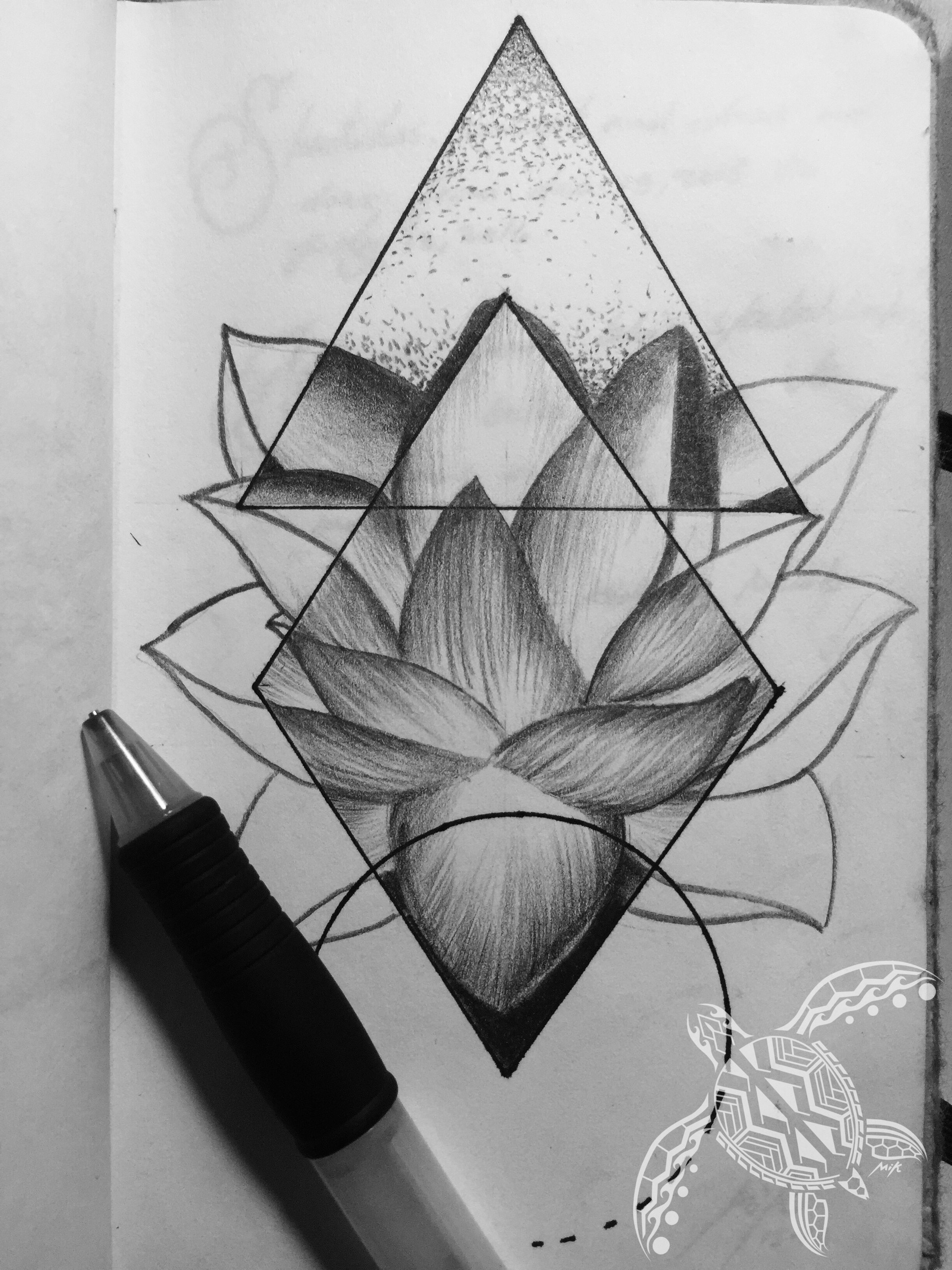 ArtStation - Geometric lotus