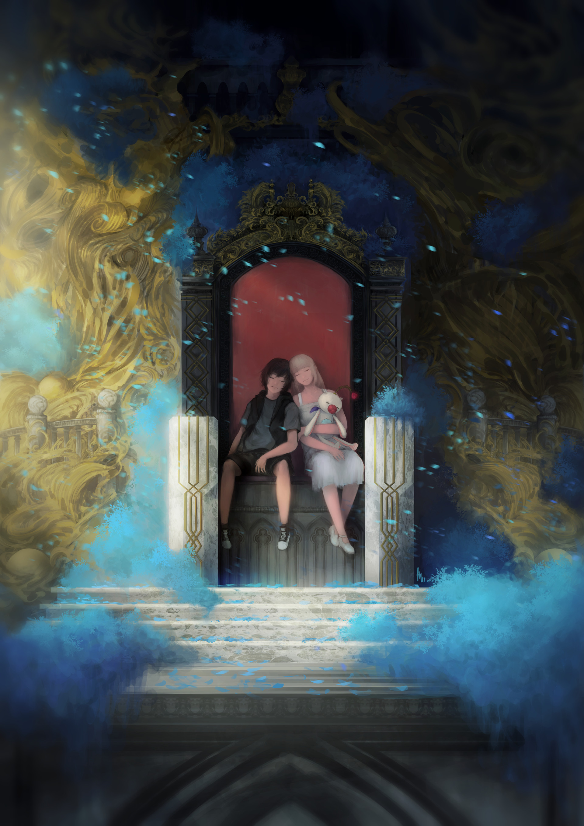 ArtStation - Noctis x Lunafreya, Edward Tsang