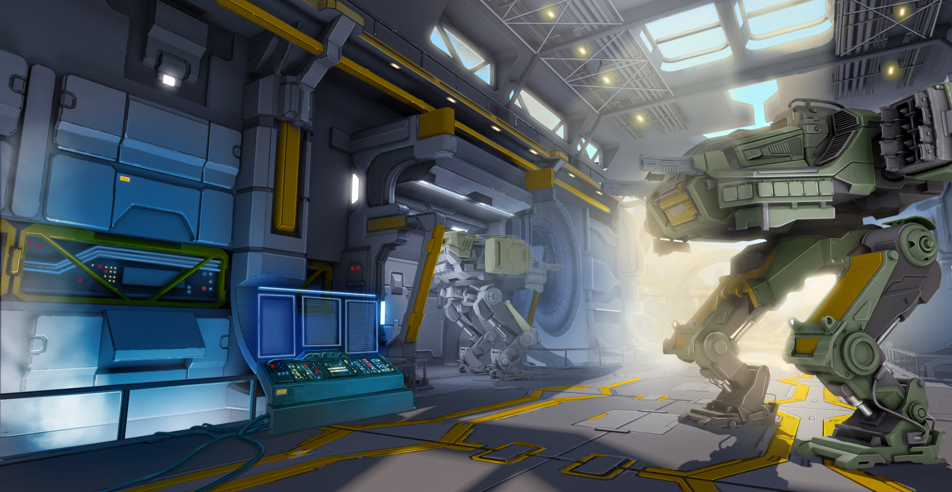 ArtStation - r-bot_hangar