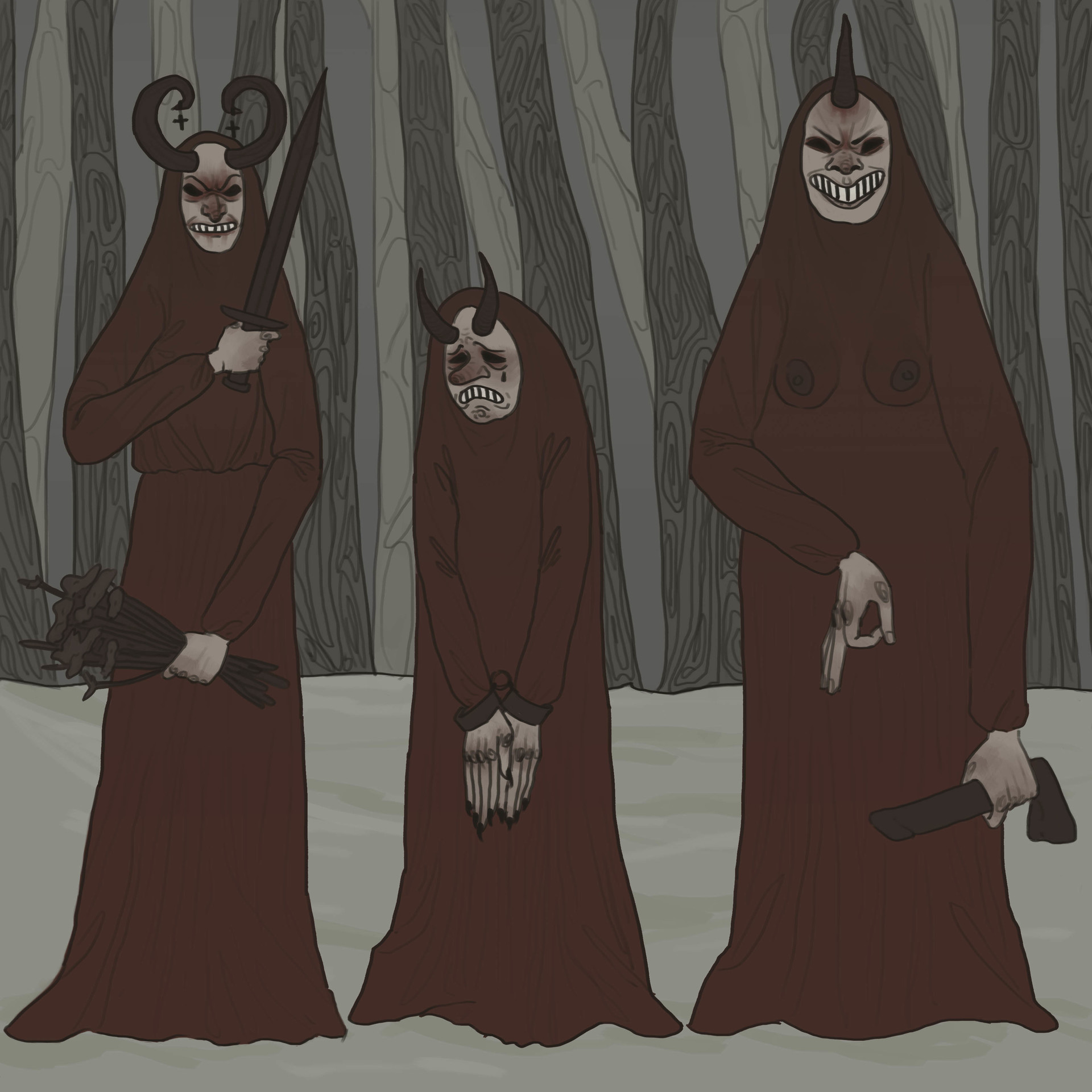 ArtStation - Three demons