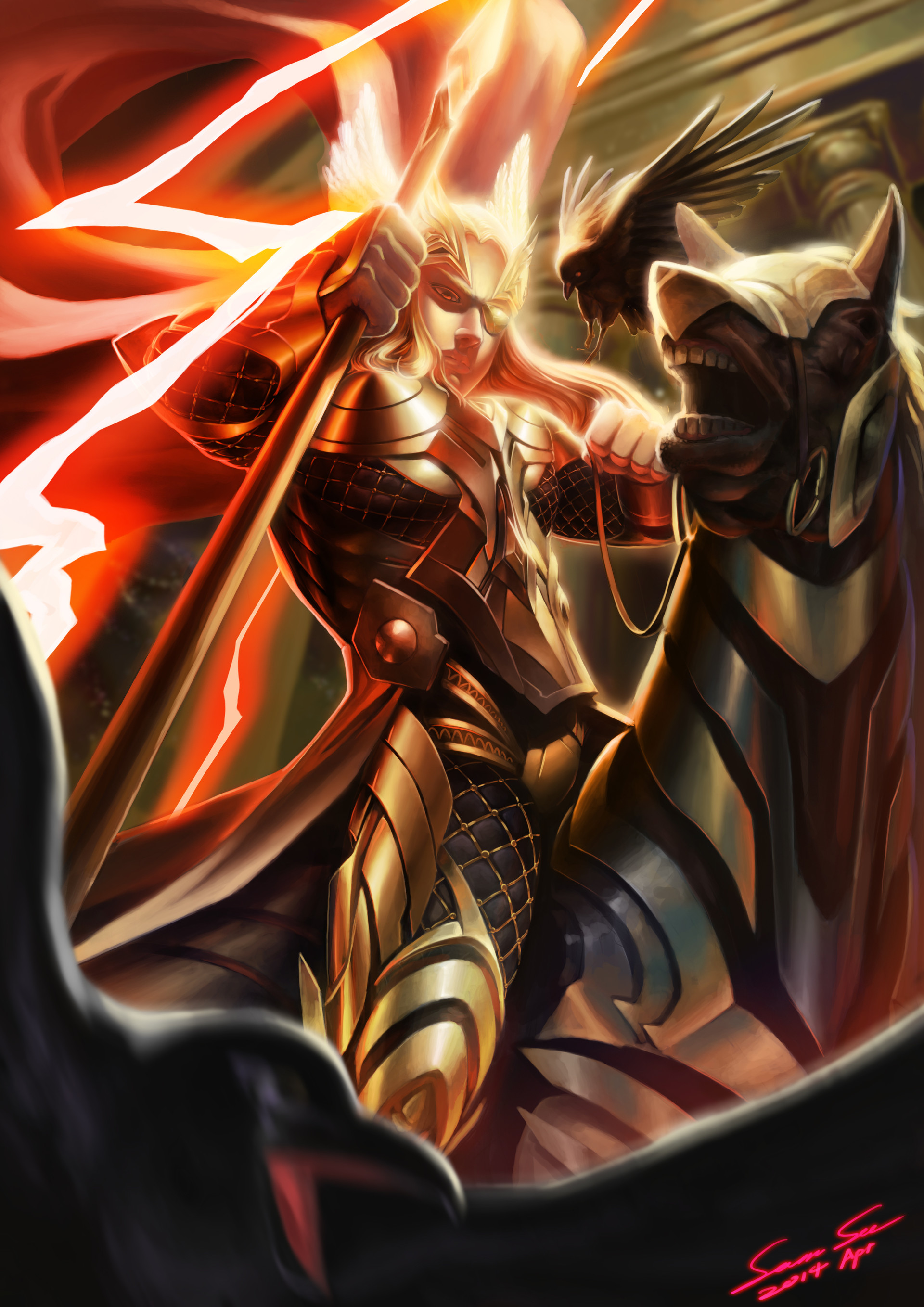 ArtStation - young Odin