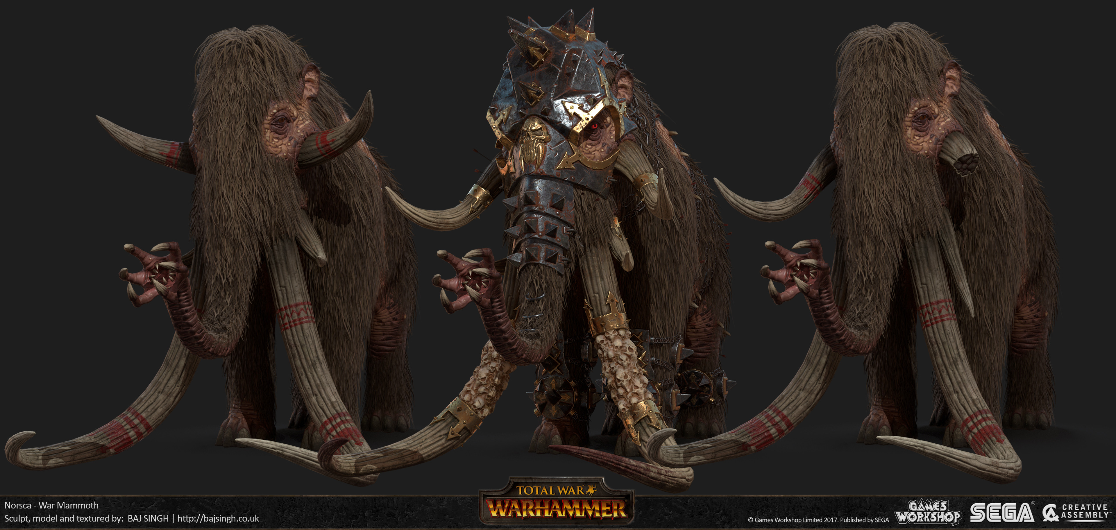 Creative Assembly - Norsca - War Mammoth