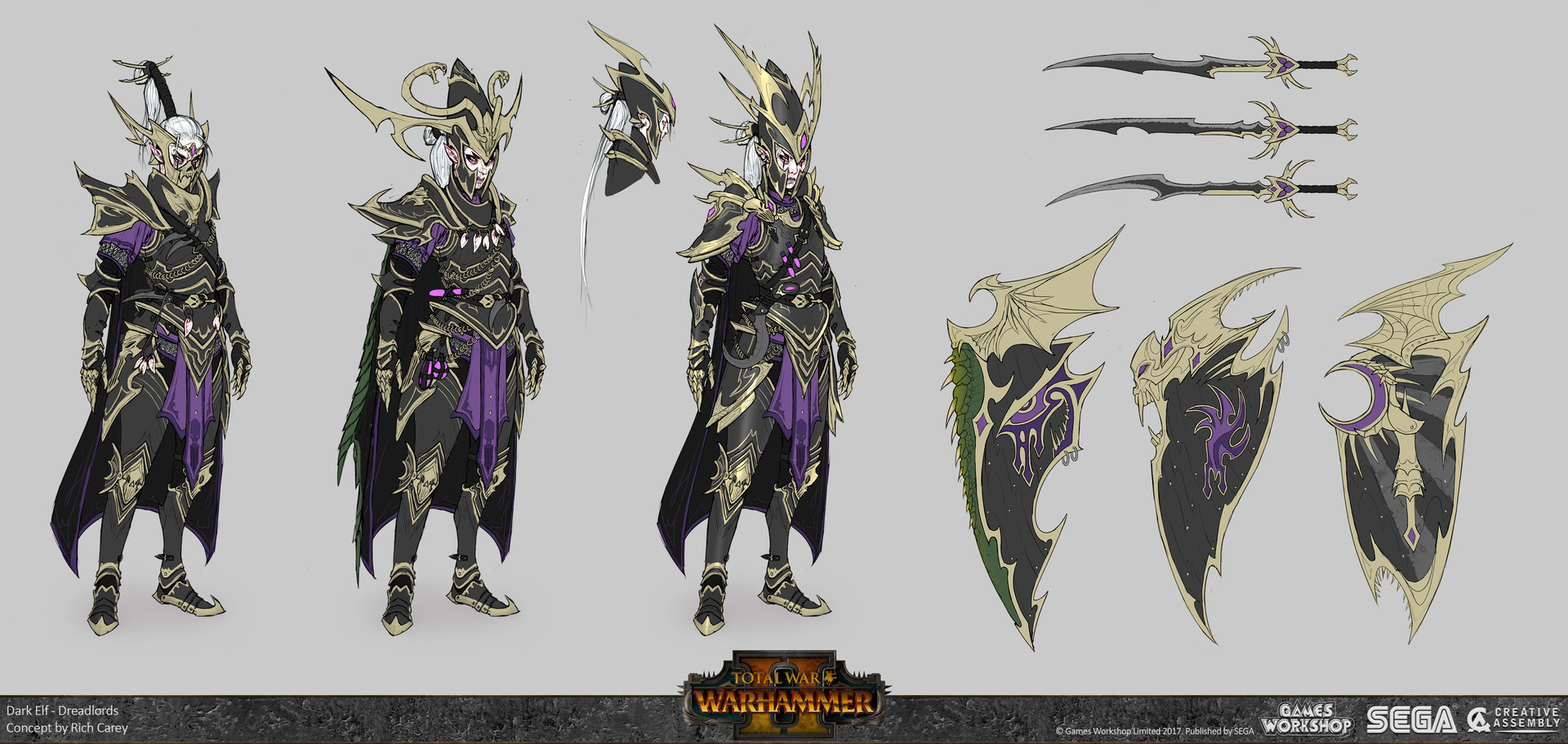 ArtStation - Dark Elf - Dreadlords