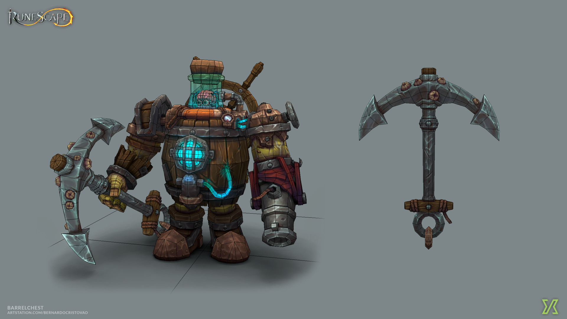 Bernardo Cristovao - Barrelchest - Lowpoly - Runescape