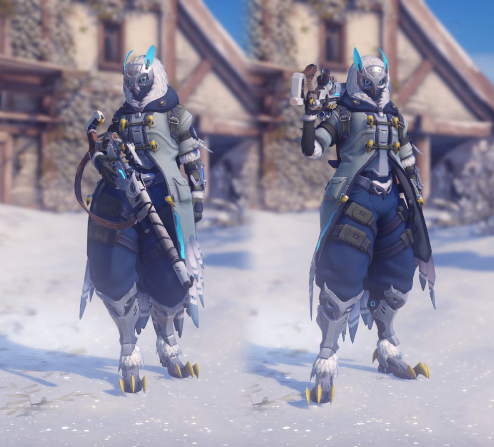 RABCAT GAME ART - OVERWATCH Winter Wonderland 2017 - Ana 'Snow Owl ...