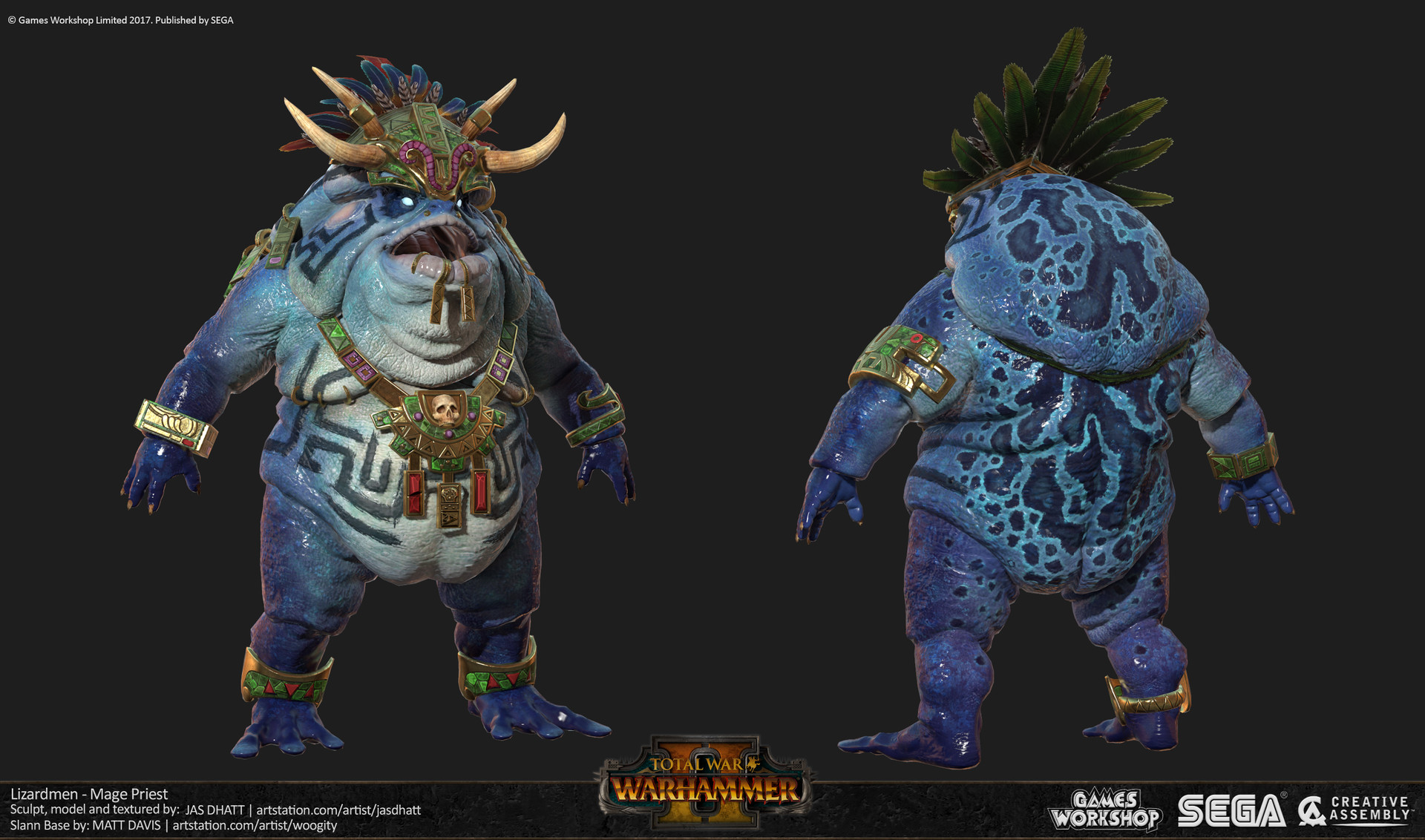 ArtStation - Lizardmen - Mage Preist