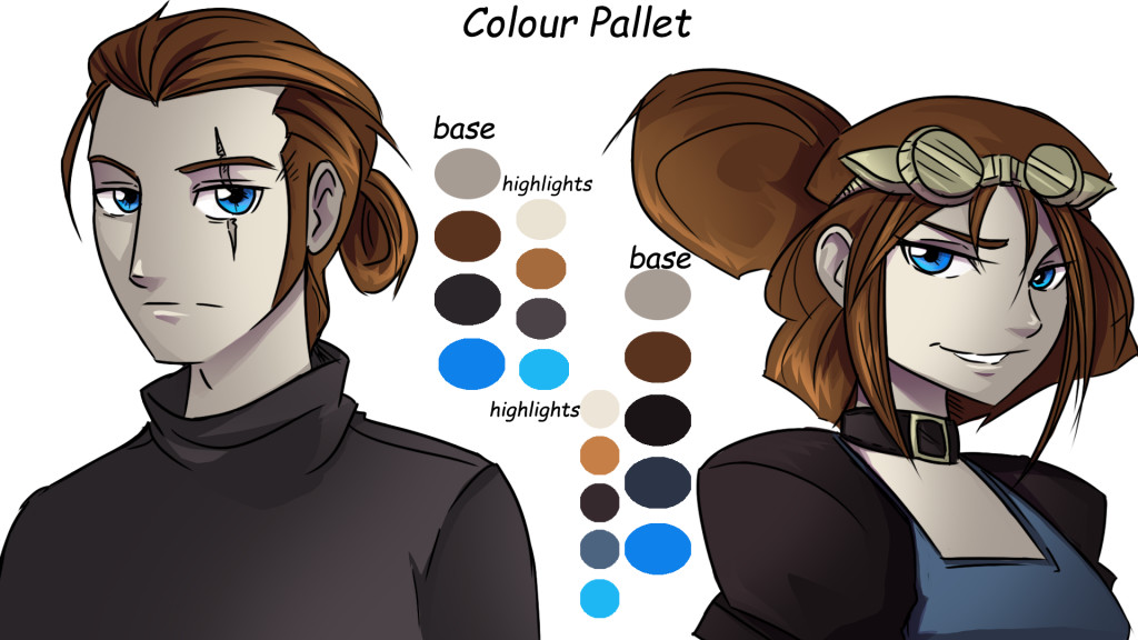 ArtStation - Character Design with Colour Palatte