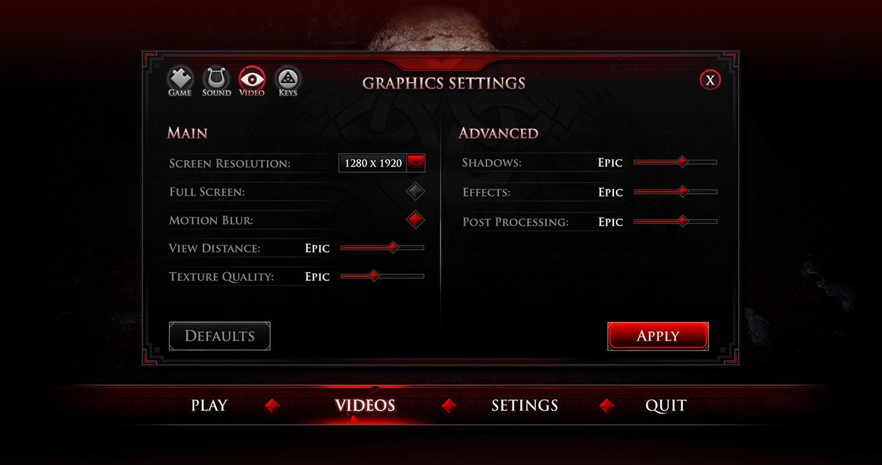 Game Interface UI & UX Art House - The Black Death UI