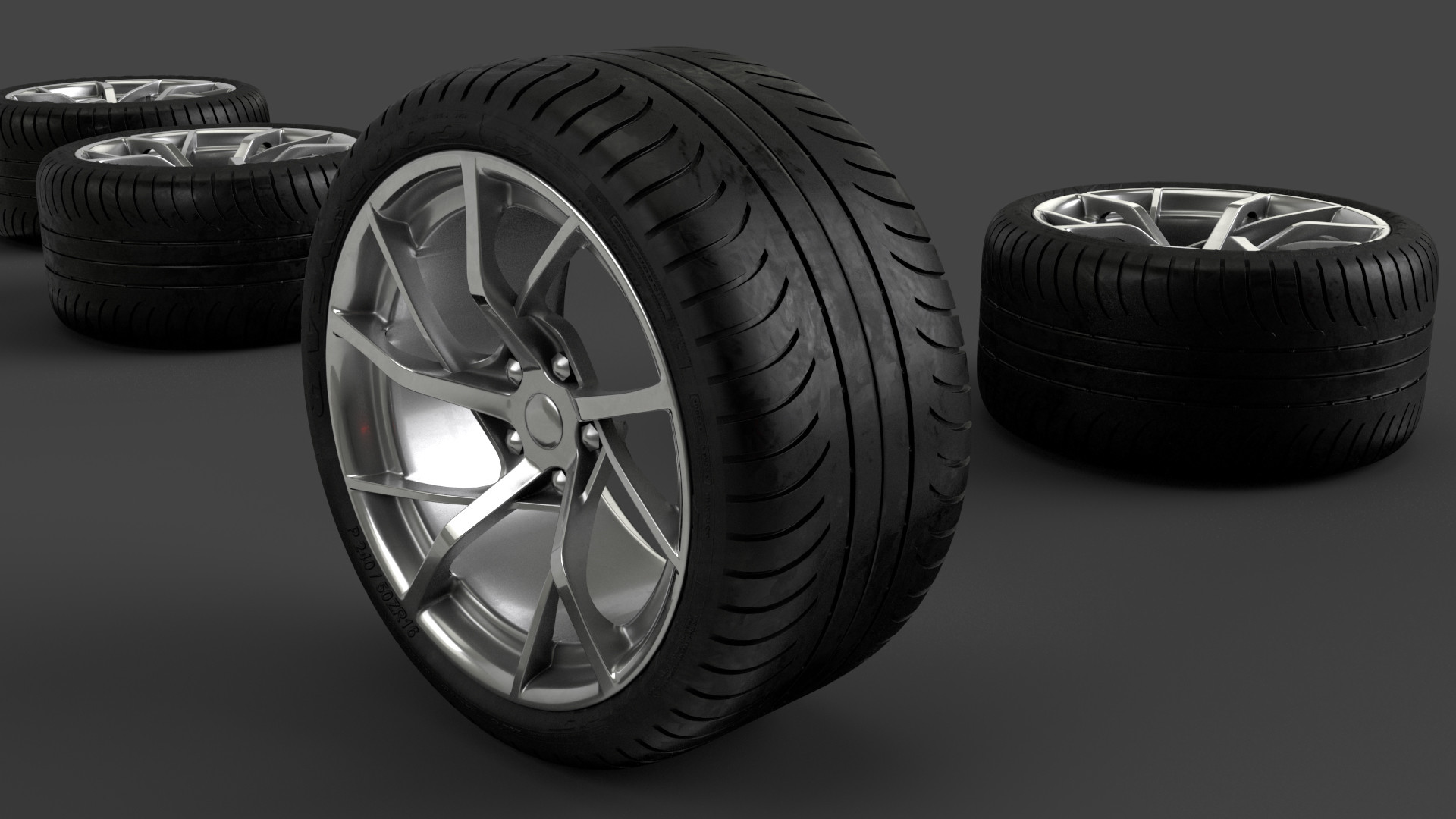 ArtStation - Car Tyre material study