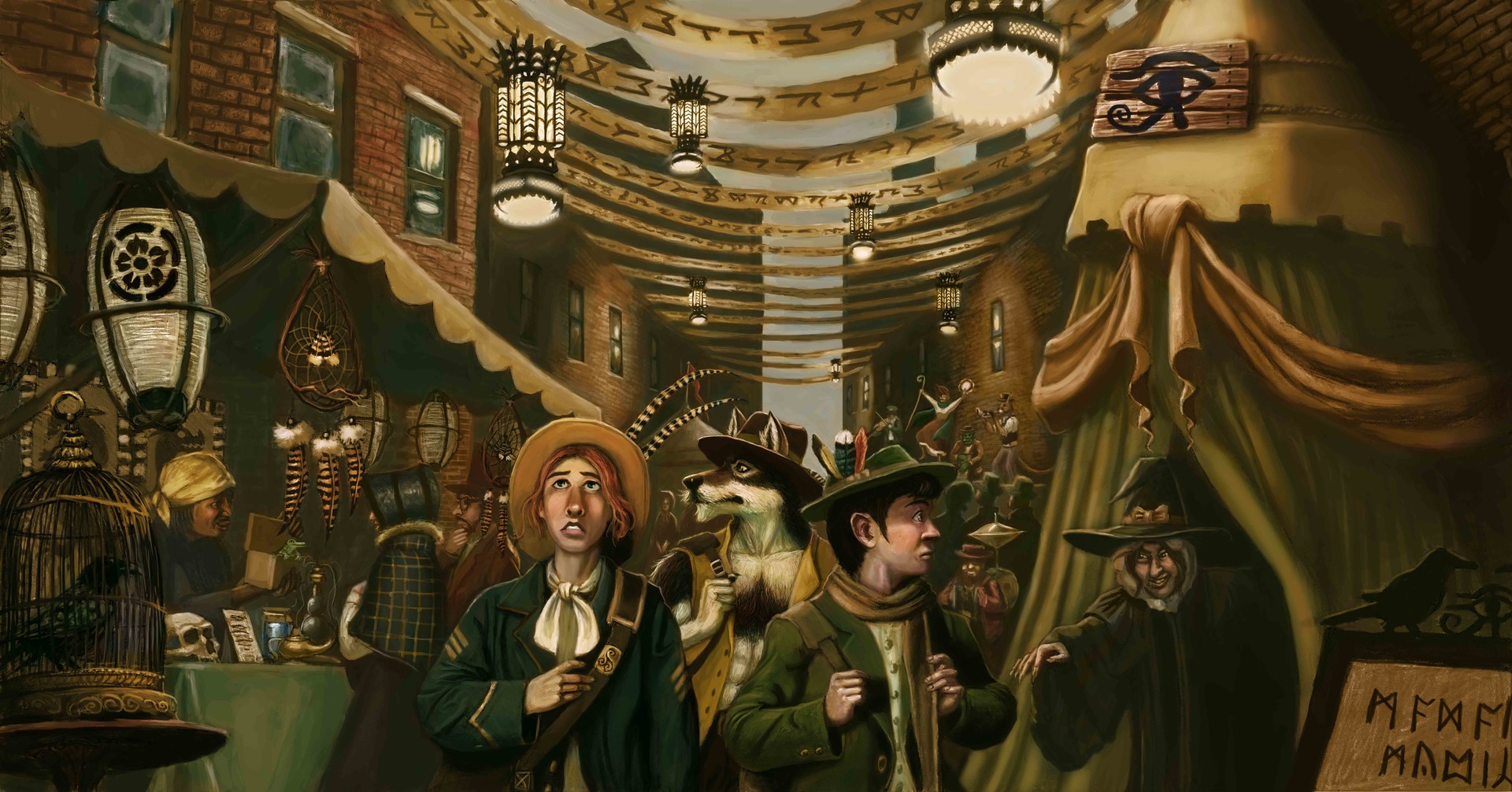 Magician's Alley by Andrew Pappas : r/ImaginaryMerchants